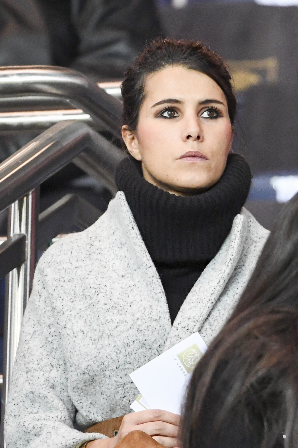 Photo Karine Ferri Karine Ferri Encourage Son Compagnon Yoann Gourcuff Lors Du Match Psg