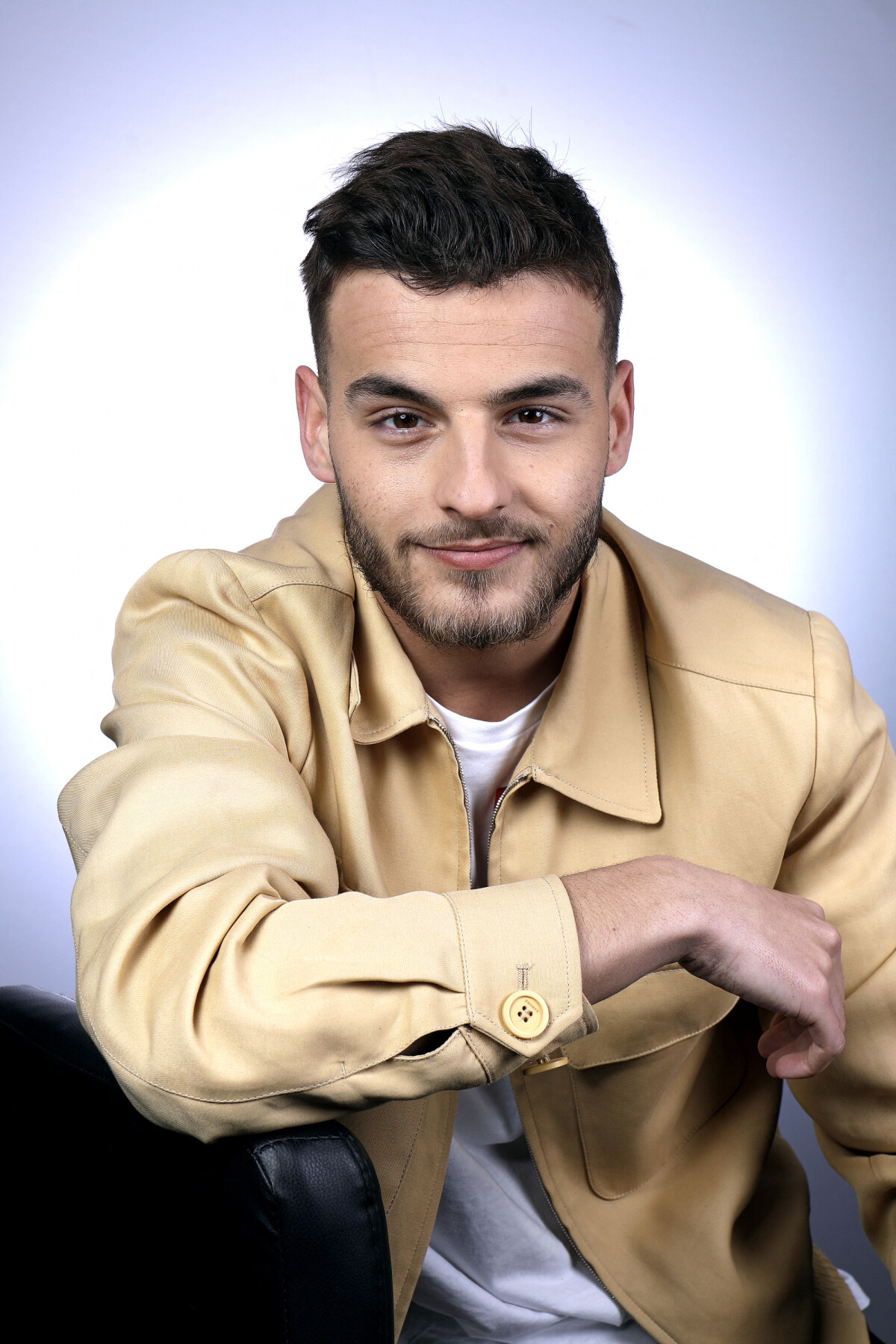 Photo : Portrait de Simon Castaldi lors de l'enregistrement de l ...
