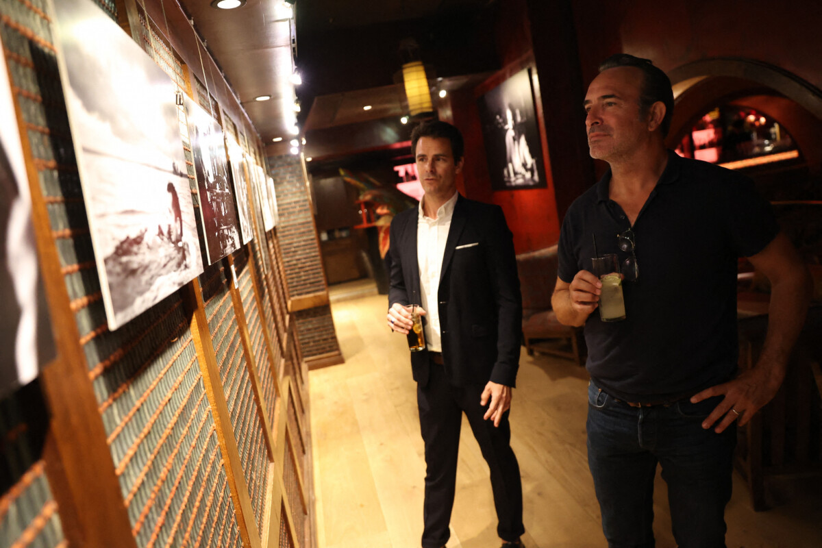Photo : Exclusif - Jean Dujardin et Christophe Brachet lors du ...