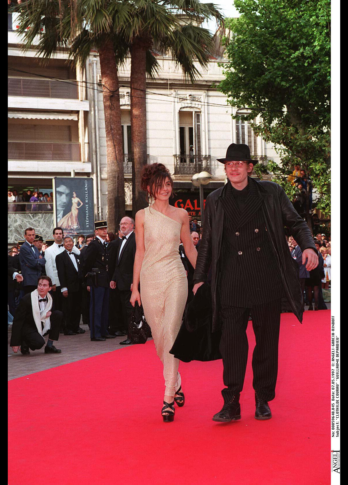 Photo : Ils s'étaient rencontrés sur le tournage du film "Marthe" en 1997. Clotilde Courau et ...