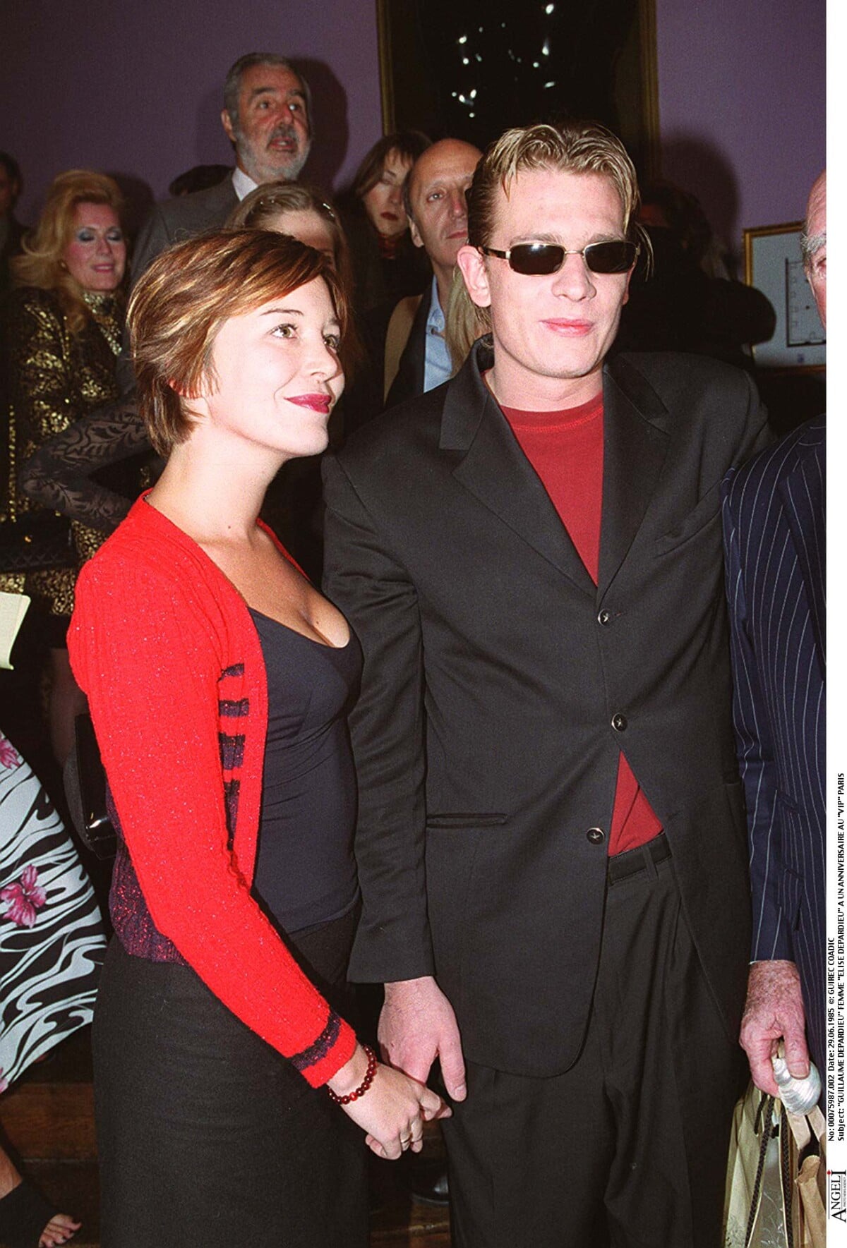 Photo : Guillaume Depardieu et Elise Ventre à un anniversaire au VIP ...