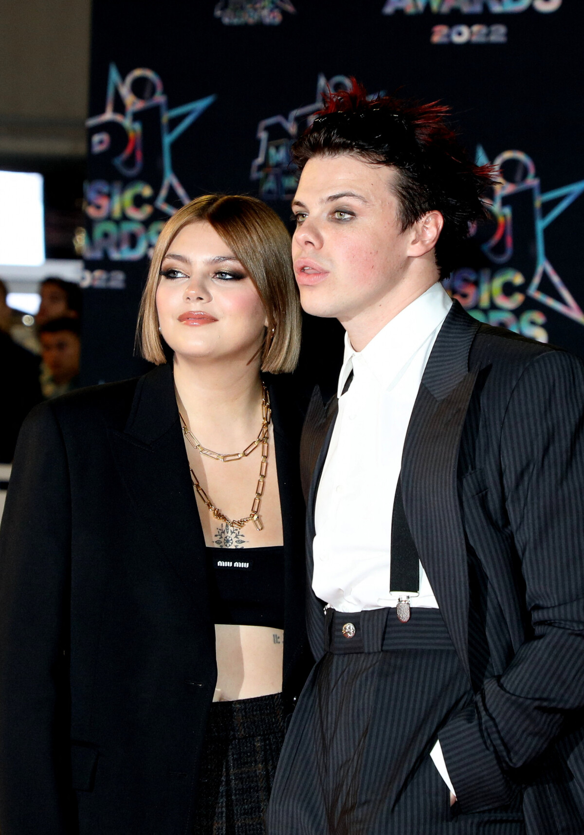 Photo : Louane et Yungblud (Dominic Richard Harrison) au photocall de ...