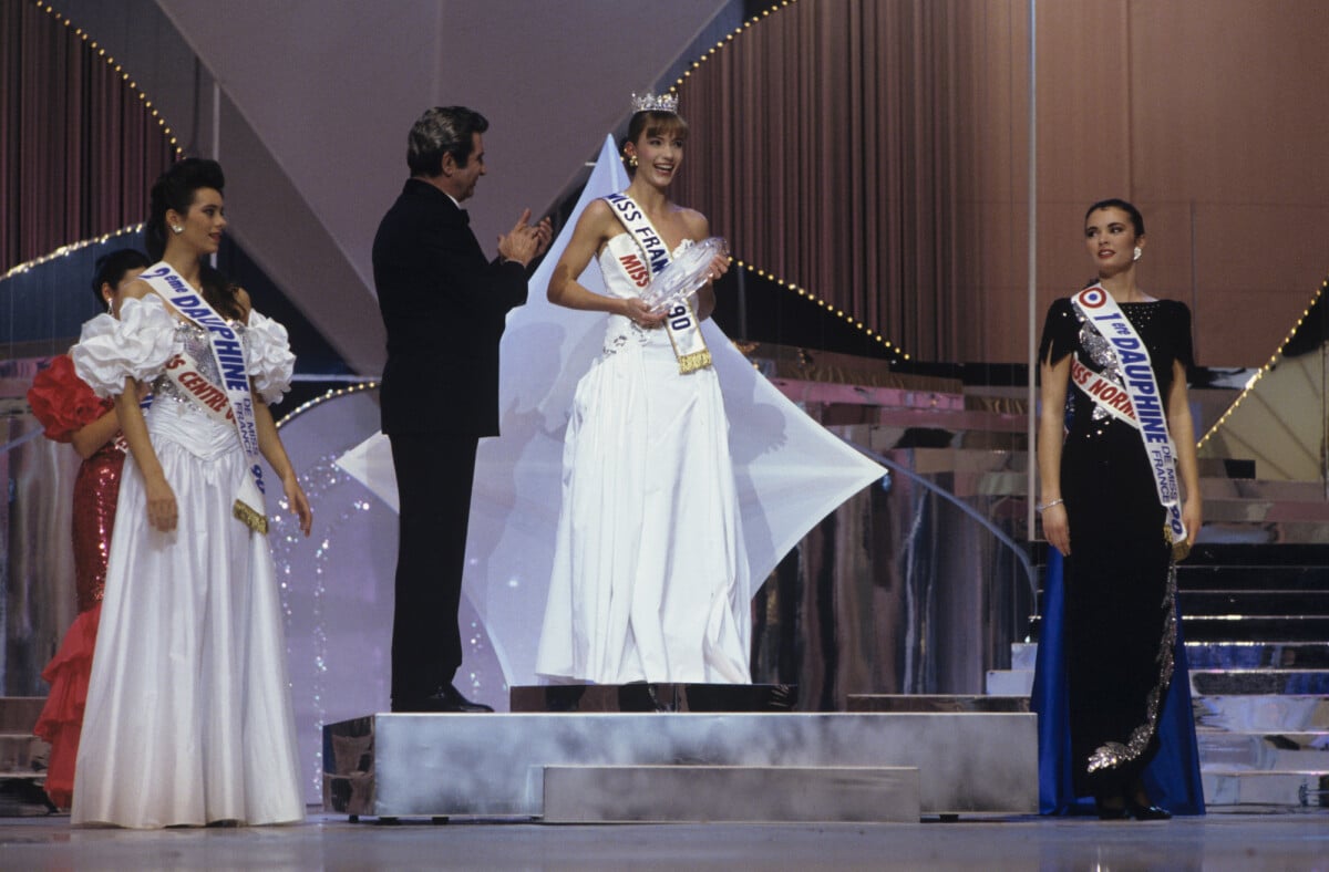 Photo : En France, à Paris, Lors de l'Election de Miss France 1990 ...
