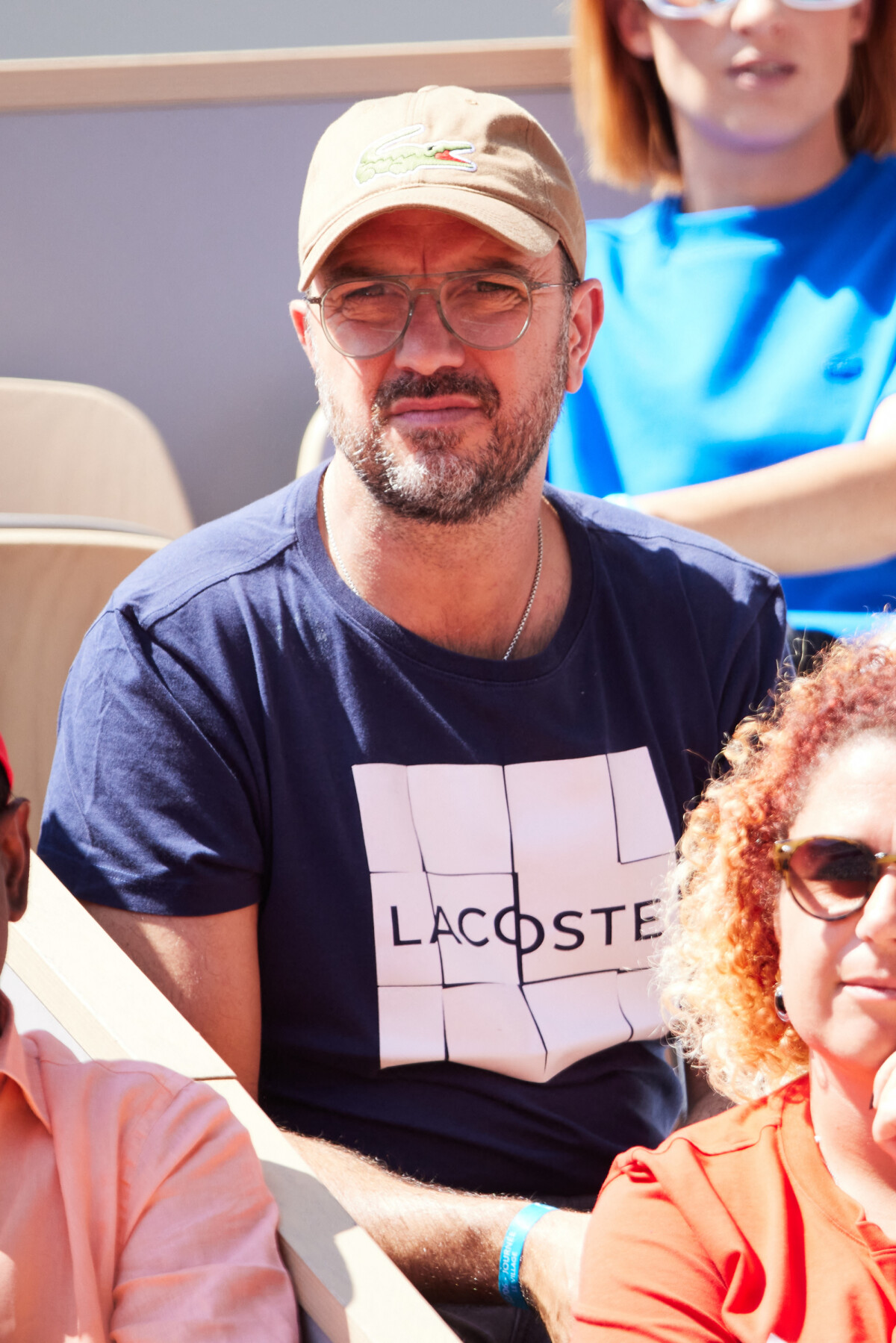 Photo : Jarry en tribunes lors des Internationaux de France de tennis ...