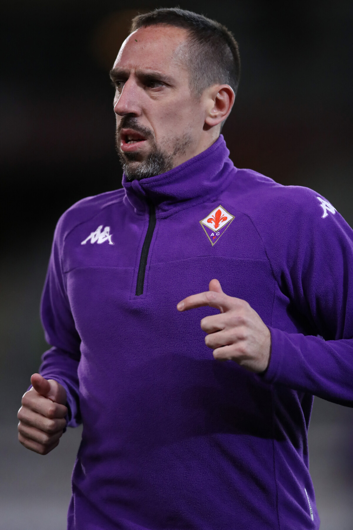 Photo : Franck Ribery à l'entrainement avant le match Turin Vs ...