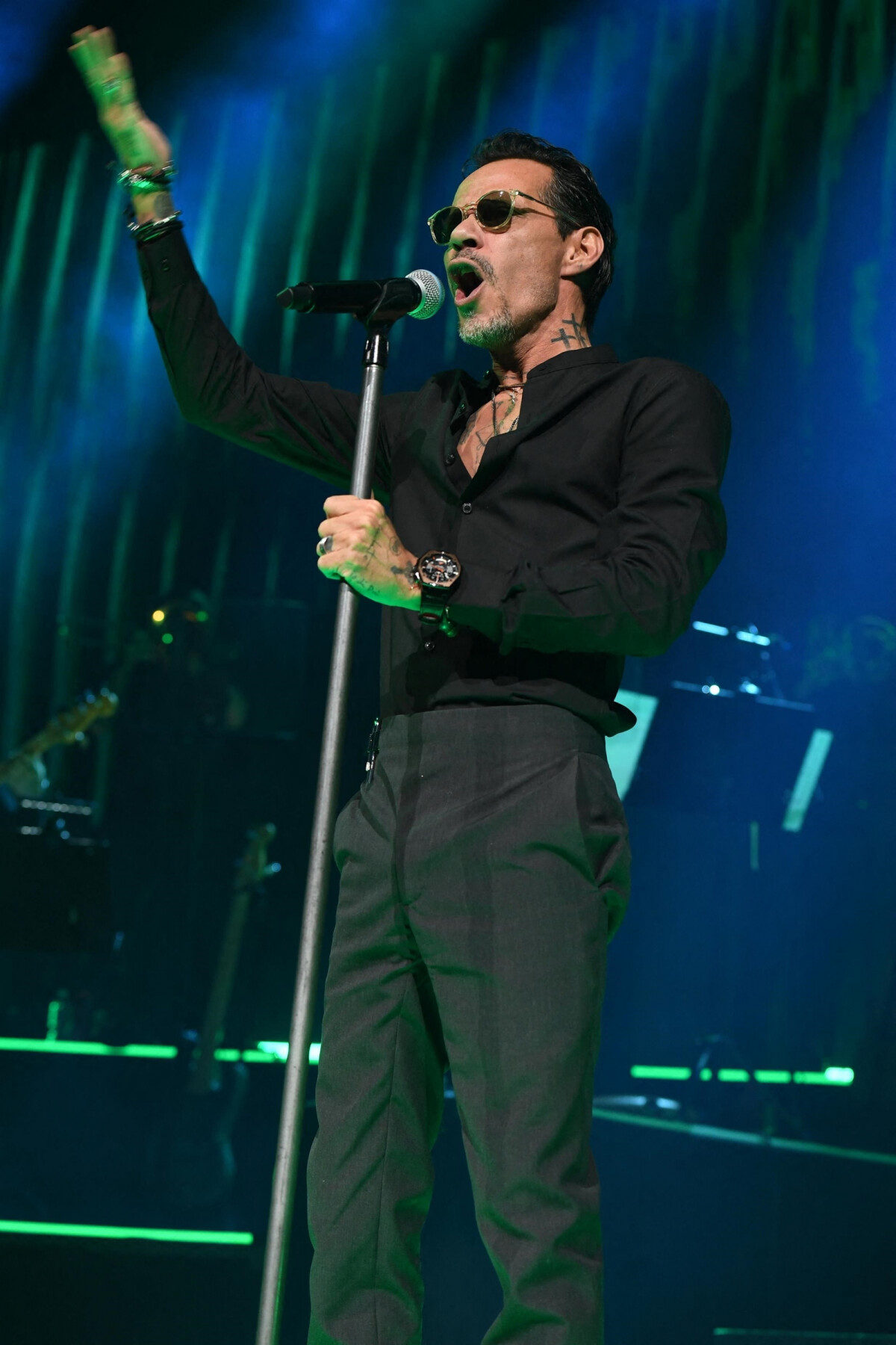 Photo : Marc Anthony en concert à la FTX Arena à Miami, le 19 novembre ...