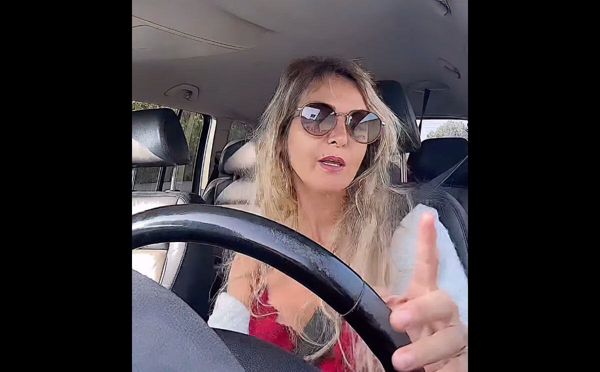 Photo : Vidéo (screen) d'Ambre Dol relayée sur Instagram. - Purepeople