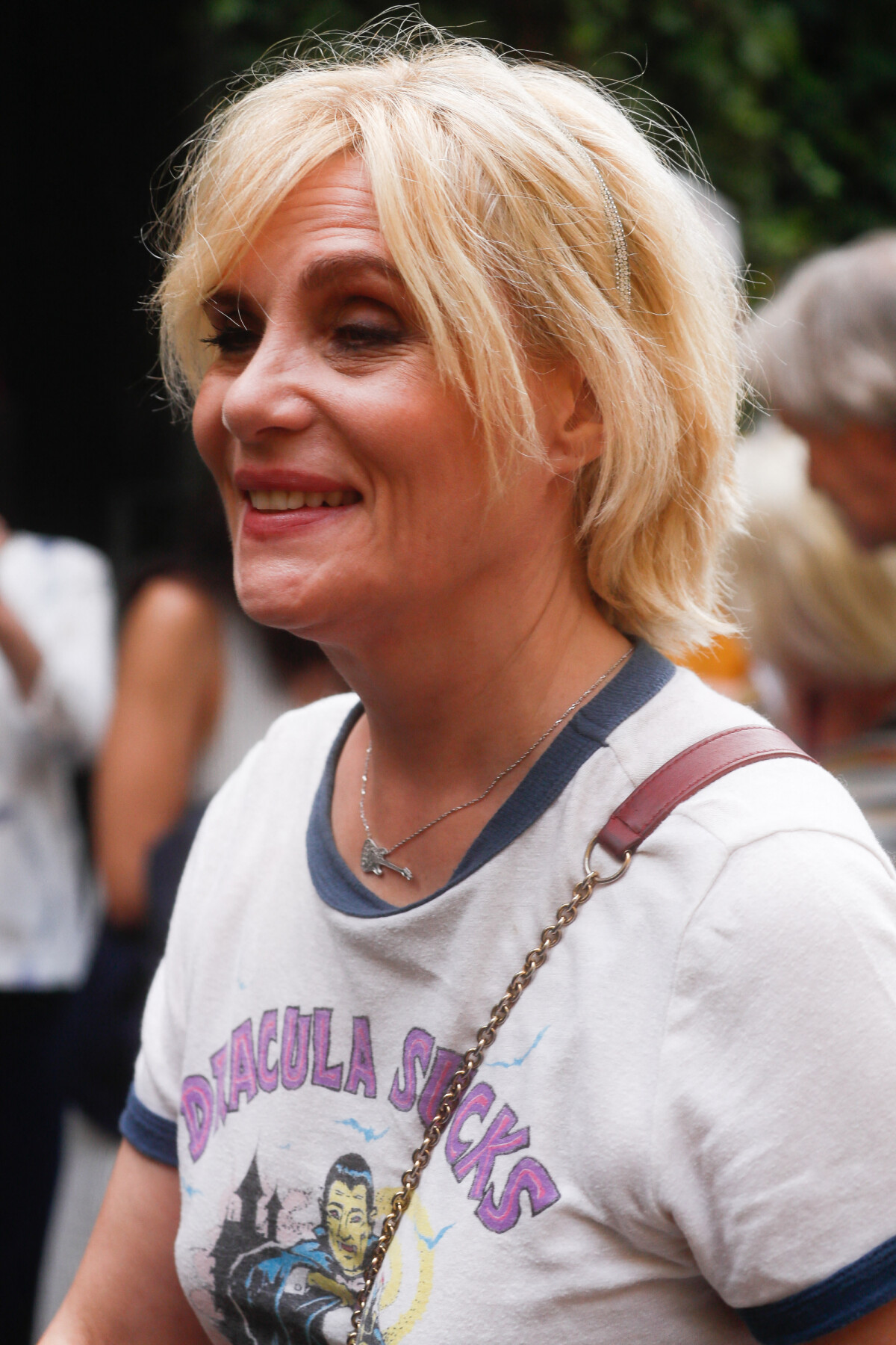 Photo : Emmanuelle Seigner - Arrivées à l'enregistrement de l'émission ...