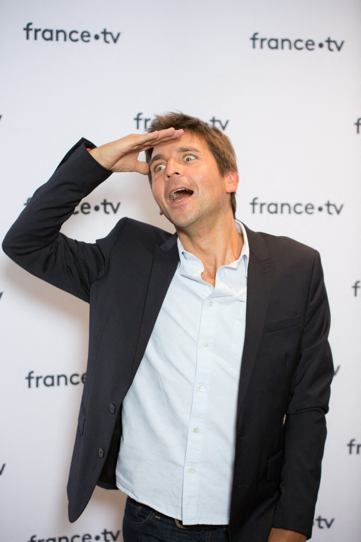Photo : Thomas Sotto - Photocall de la conférence de presse de rentrée ...