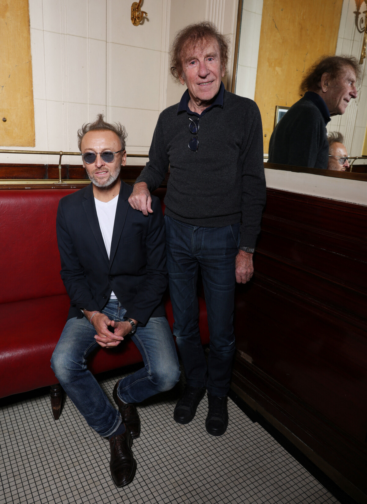 Photo : Alain Souchon et son fils Pierre Souchon lors de la 90ème ...