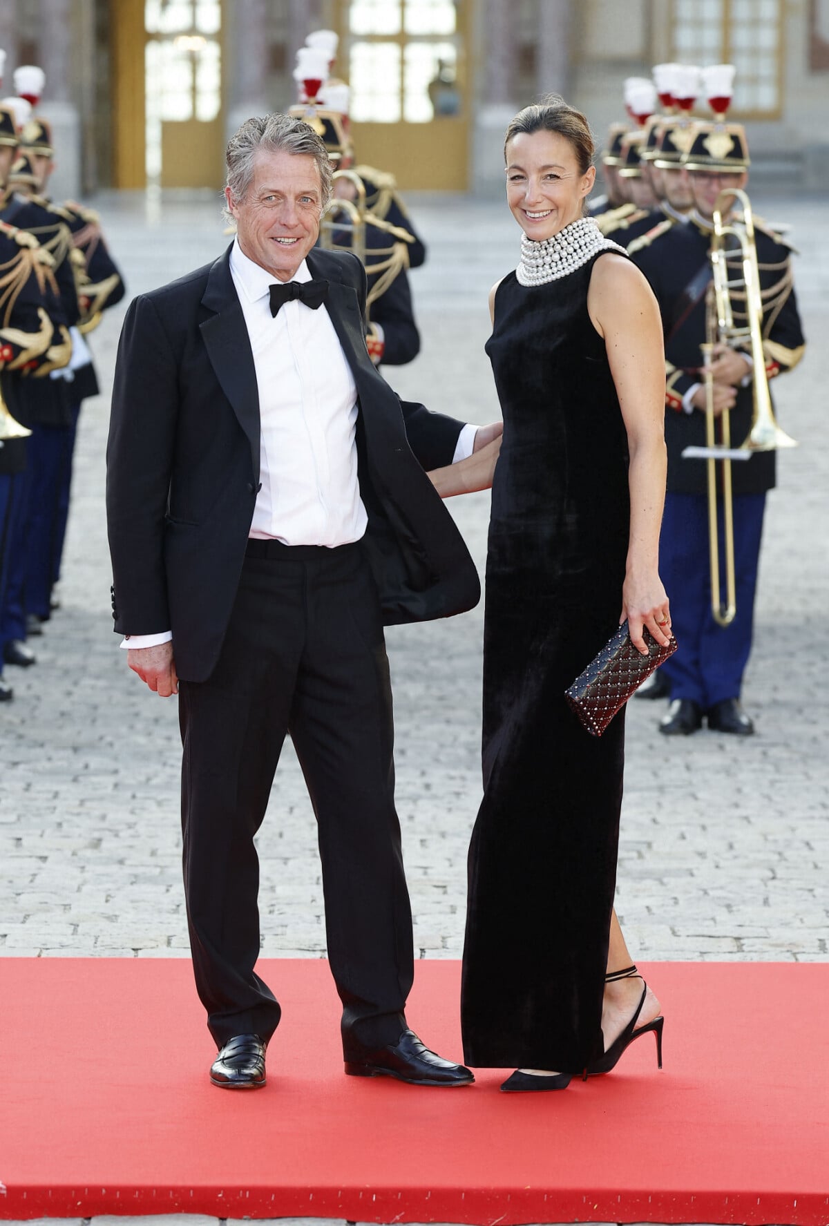 Photo : Hugh Grant et sa femme Anna Elisabet Eberstein - Dîner d'Etat ...