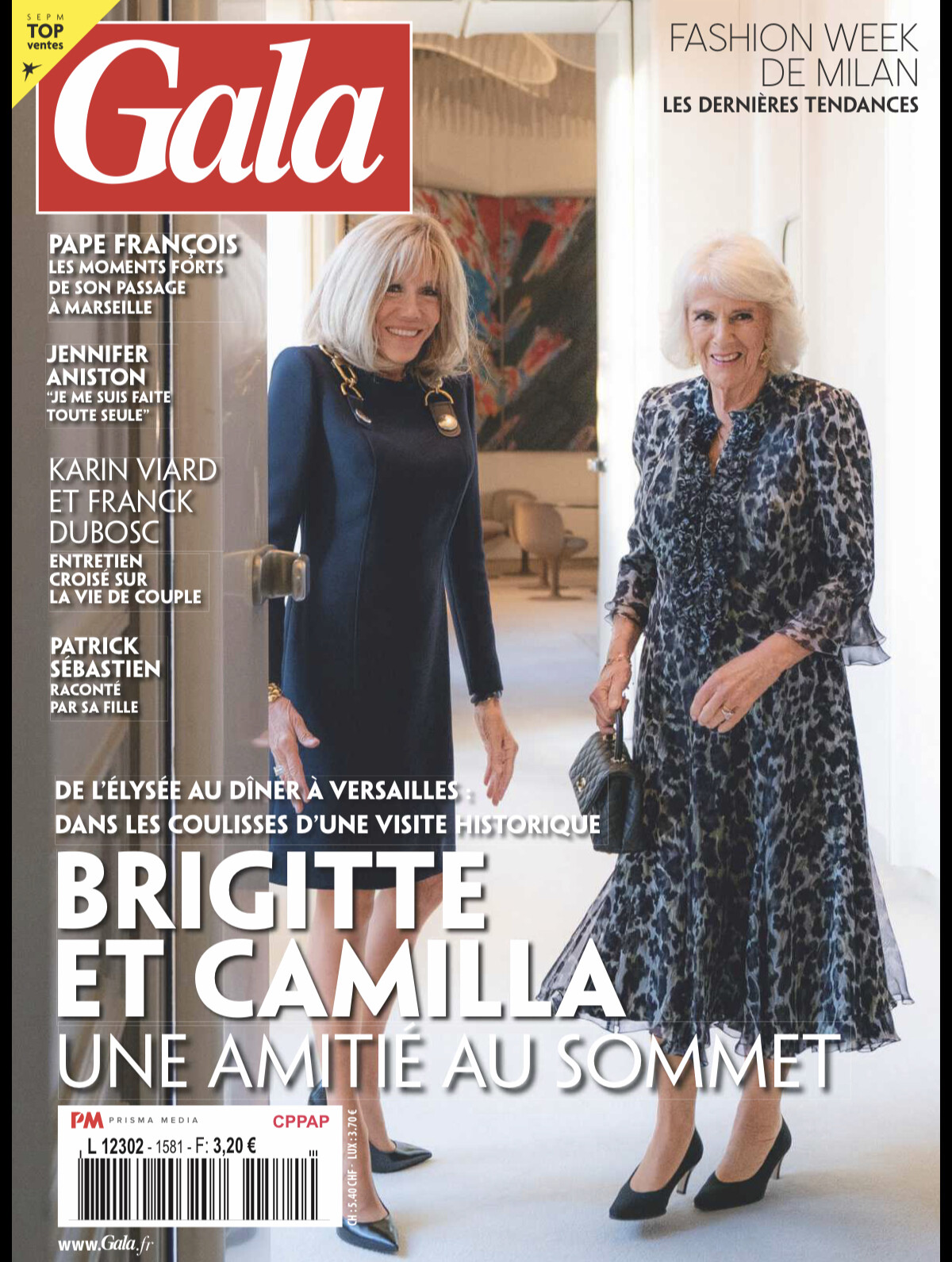 Photo : Couverture du magazine "Gala" du jeudi 28 septembre 2023 ...