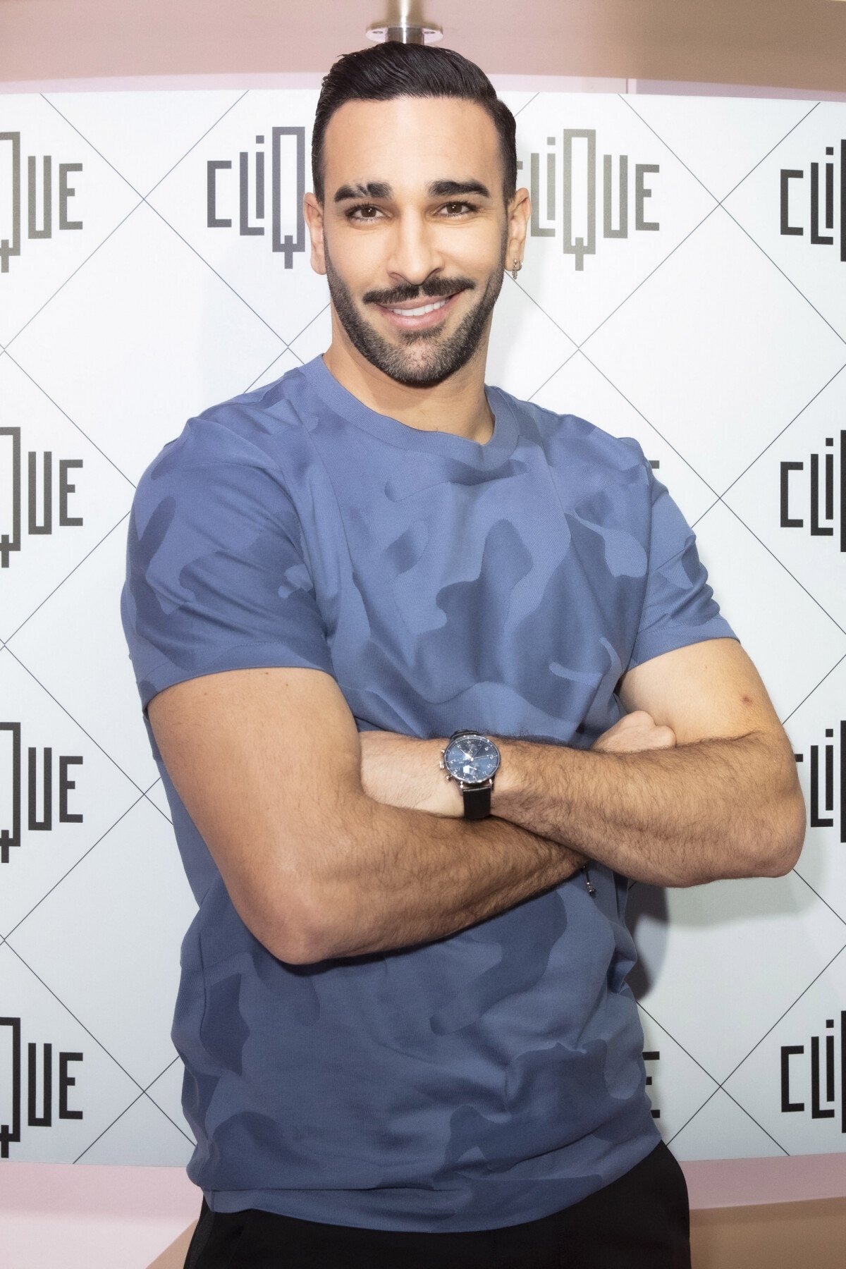 Photo : Exclusif - Adil Rami - Backstage de l'émission Clique ...