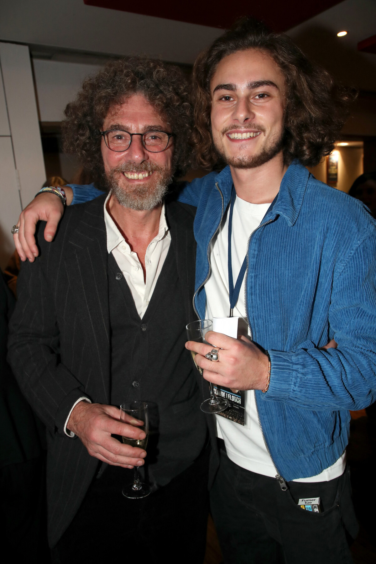 Photo : Exclusif - Simon Lelouch (fils aîné de Claude) et son fils Boaz ...