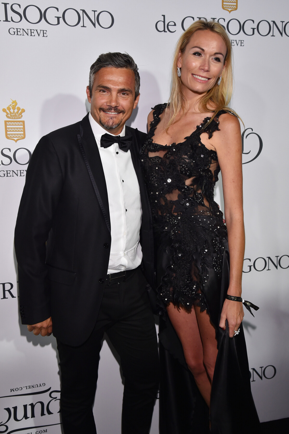Photo : Richard Virenque et sa compagne Marie-Laure - Photocall de la ...
