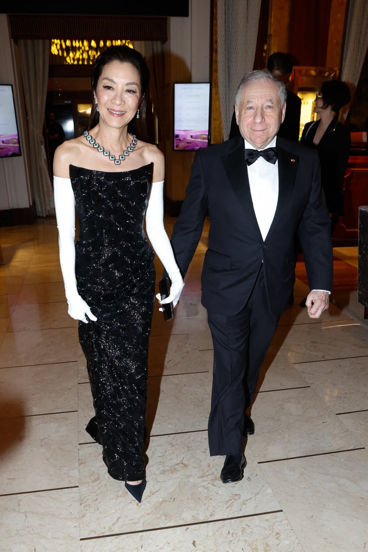Photo : Michelle Yeoh et son mari Jean Todt à l'hôtel Majestic Barrière ...