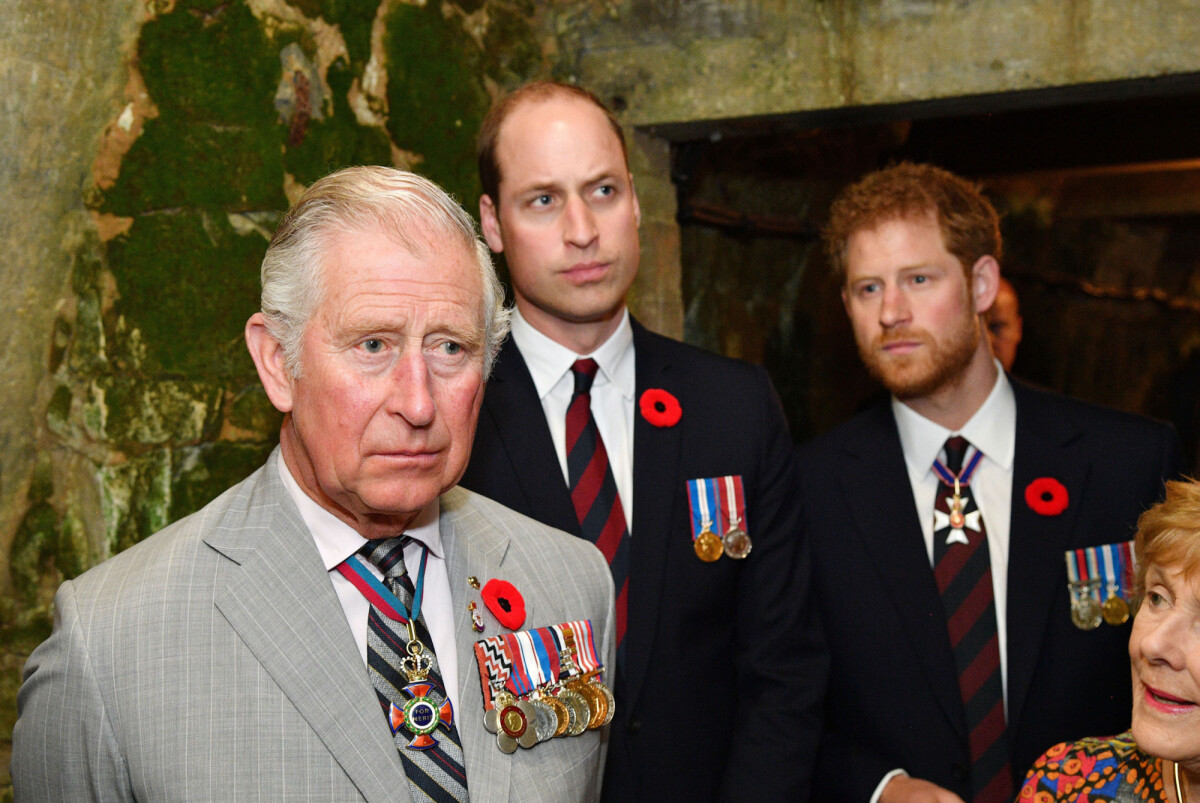 Photo : Le prince Charles, prince de Galles, le prince William, duc de ...