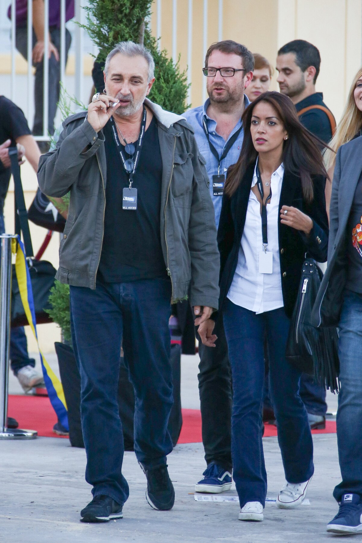 Photo : Exclusif - Gérard Pullicino et sa compagne Sam lors de la 4ème ...