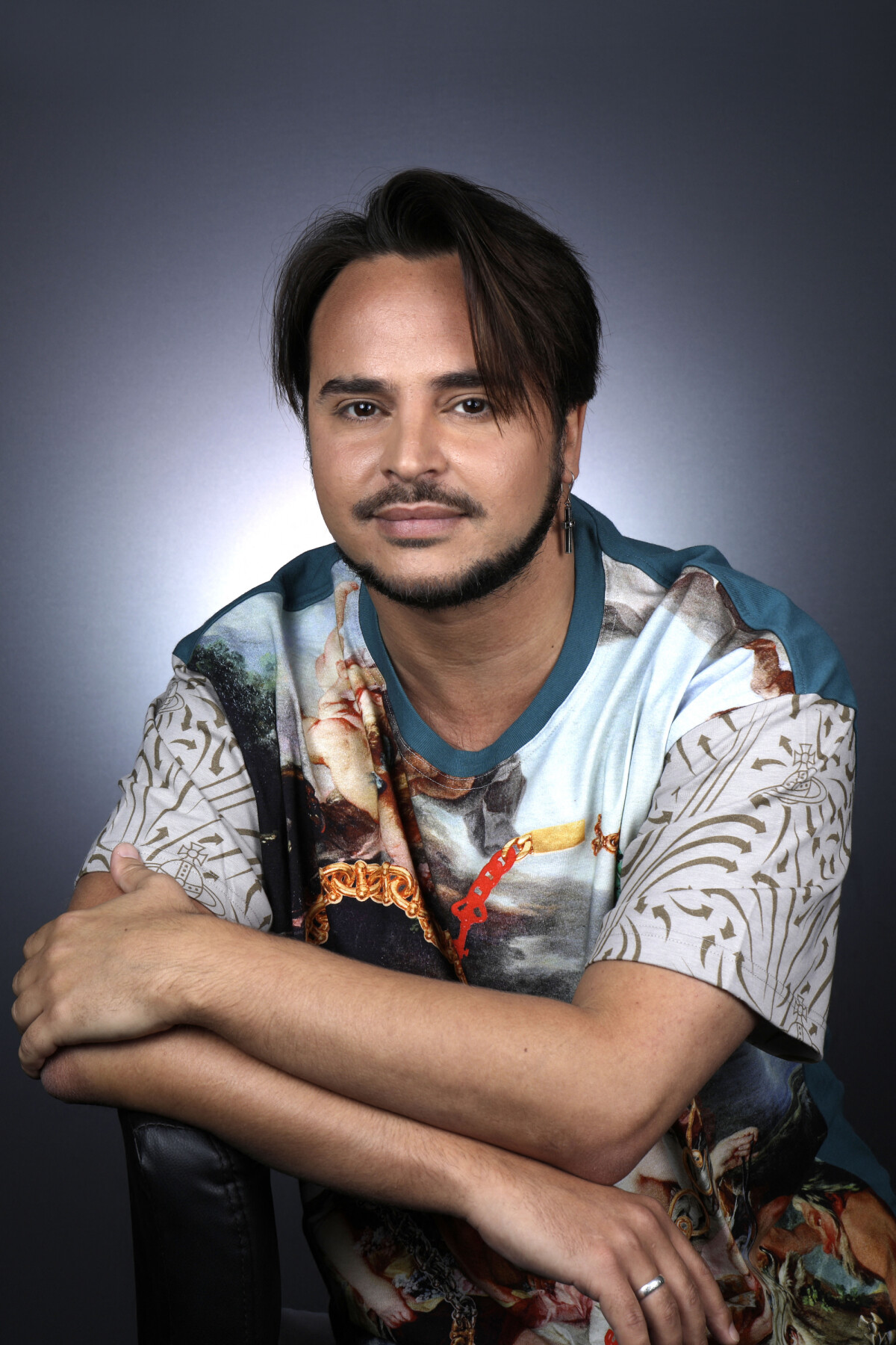 Photo : Portrait de Yanis Marshall lors de l'enregistrement de l ...
