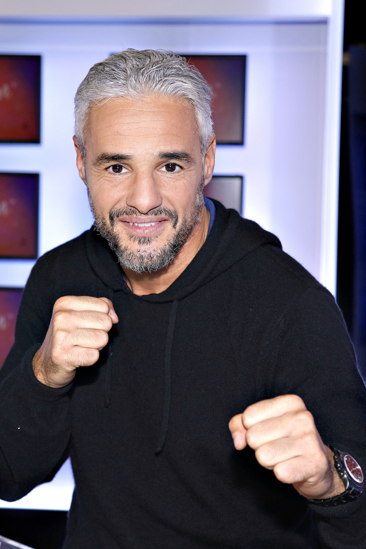 Photo : Portrait de Farid Khider lors de l'enregistrement de l'émission ...