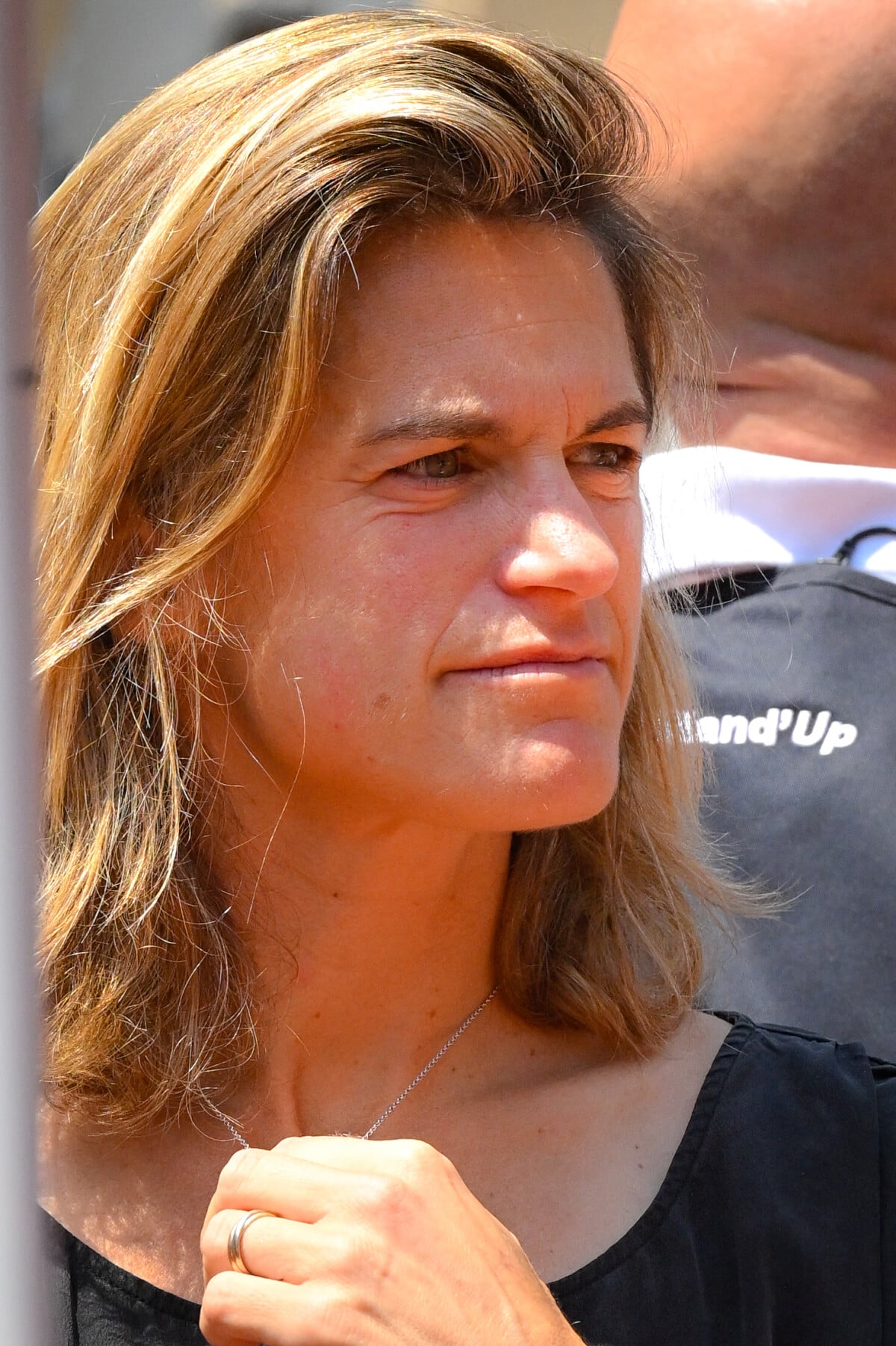 Photo : Amélie Mauresmo aux Internationaux de France de tennis de ...