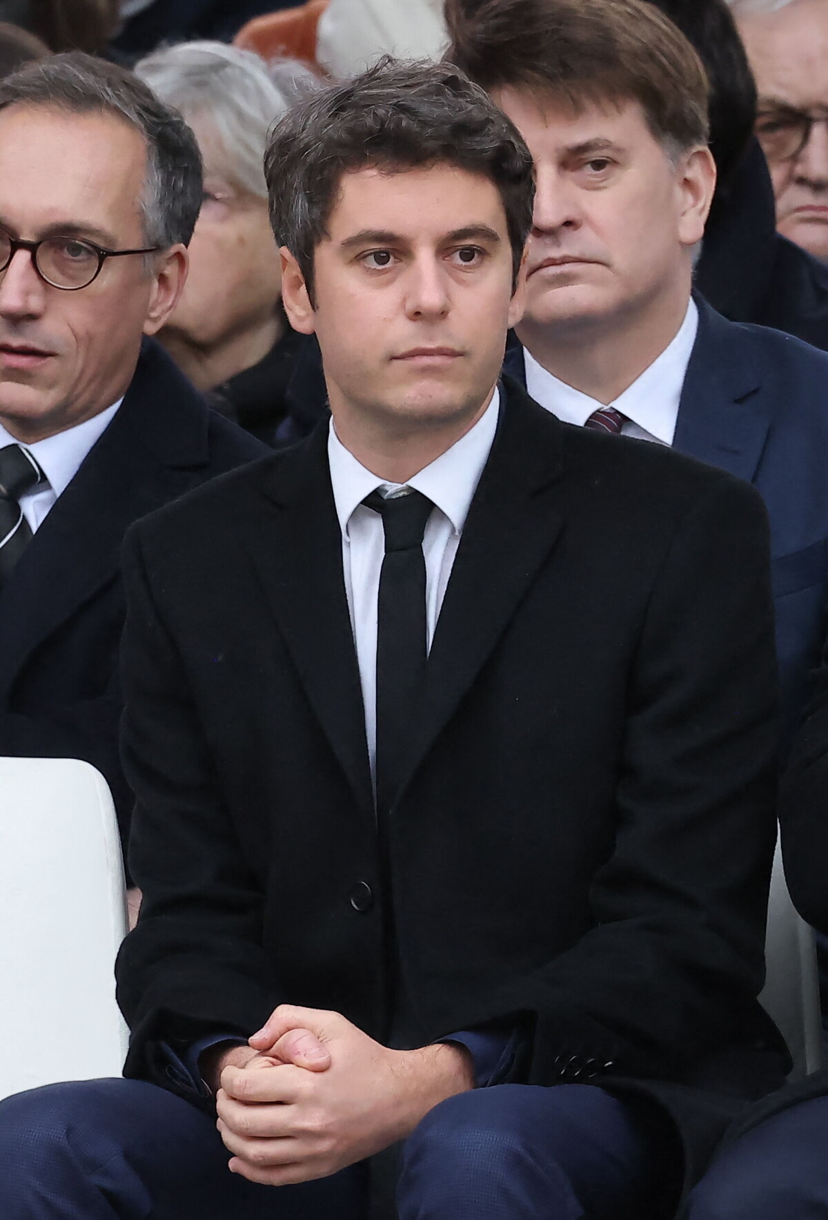 Photo : Gabriel Attal, Premier ministre, - Hommage national à Robert ...
