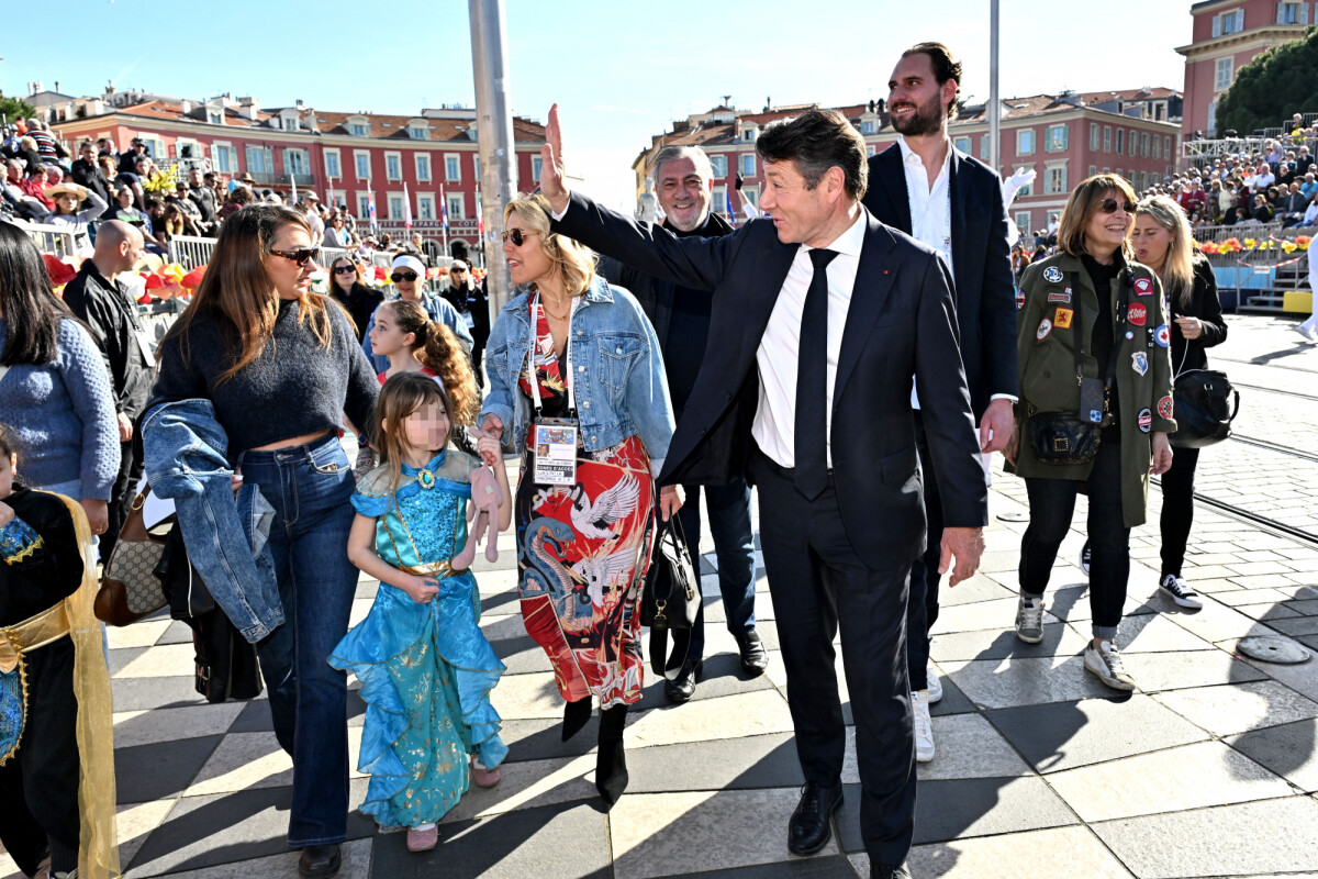 Photo : Aux premières loges, Christian Estrosi, le maire de Nice, et sa ...