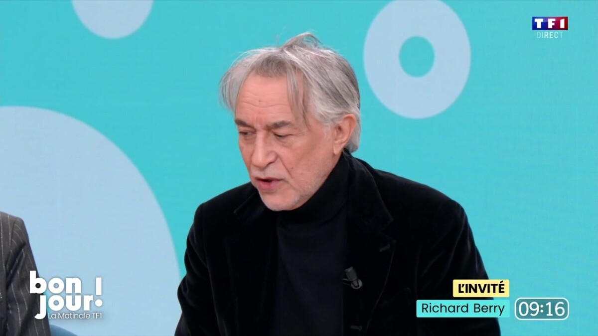 Photo : Richard Berry dans l'émission "Bonjour ! La Matinale" sur TF1 ...