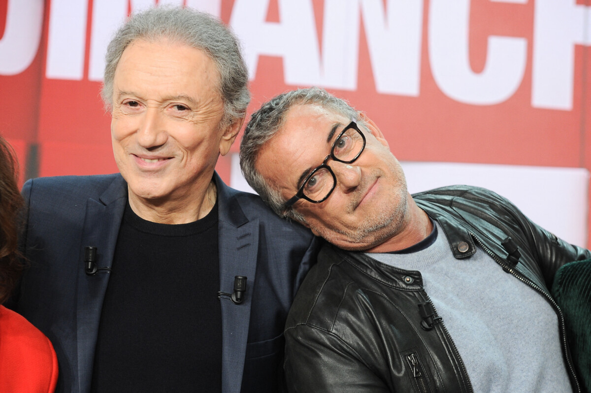 Photo : Exclusif - Michel Drucker et Christophe Dechavanne ...