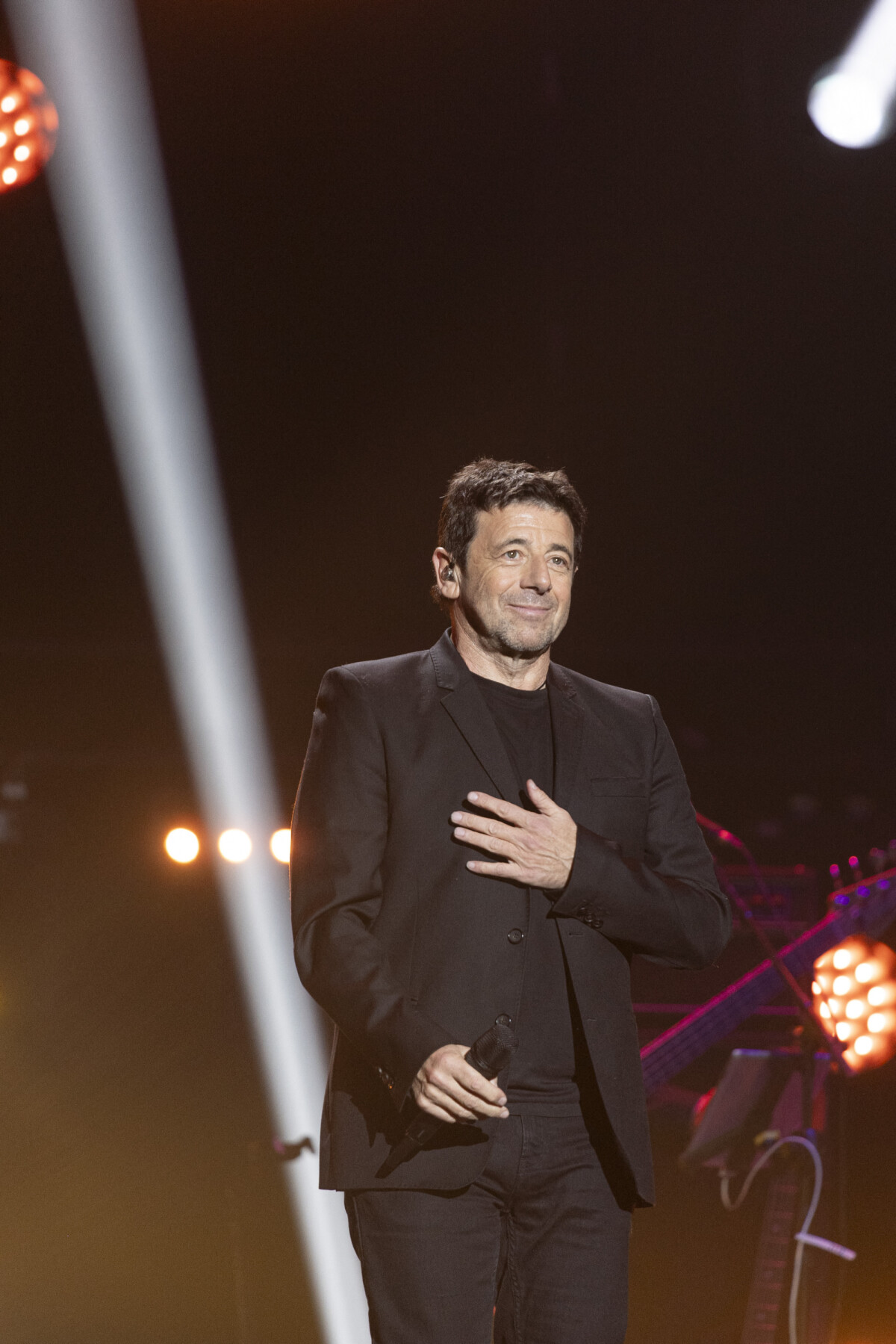 Photo : Exclusif - Patrick Bruel sur scène lors du concert "Leurs voix ...