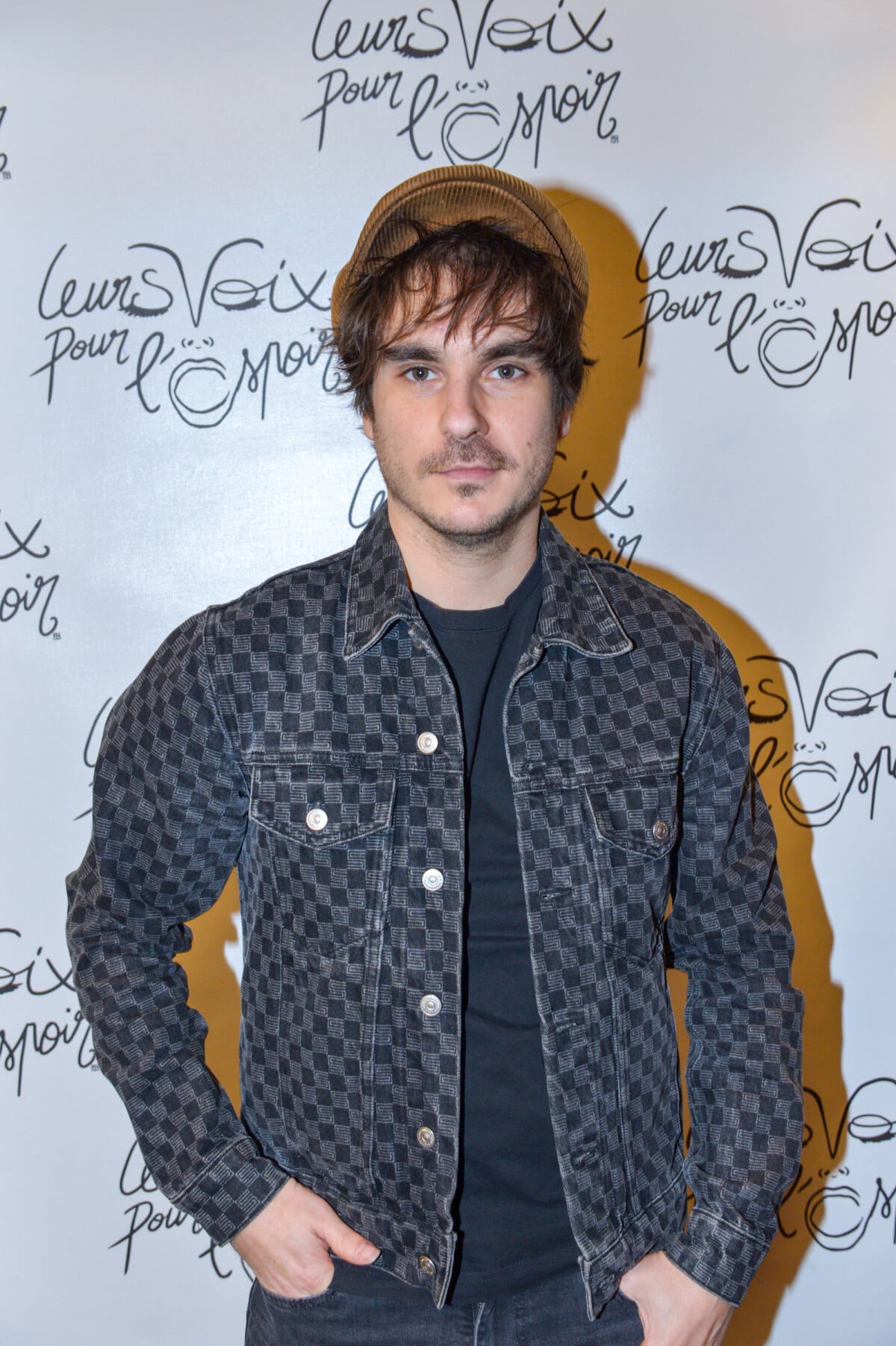 Photo : Exclusif - Gauvain Sers - Photocall lors du concert "Leurs voix pour l'espoir" diffusé ...