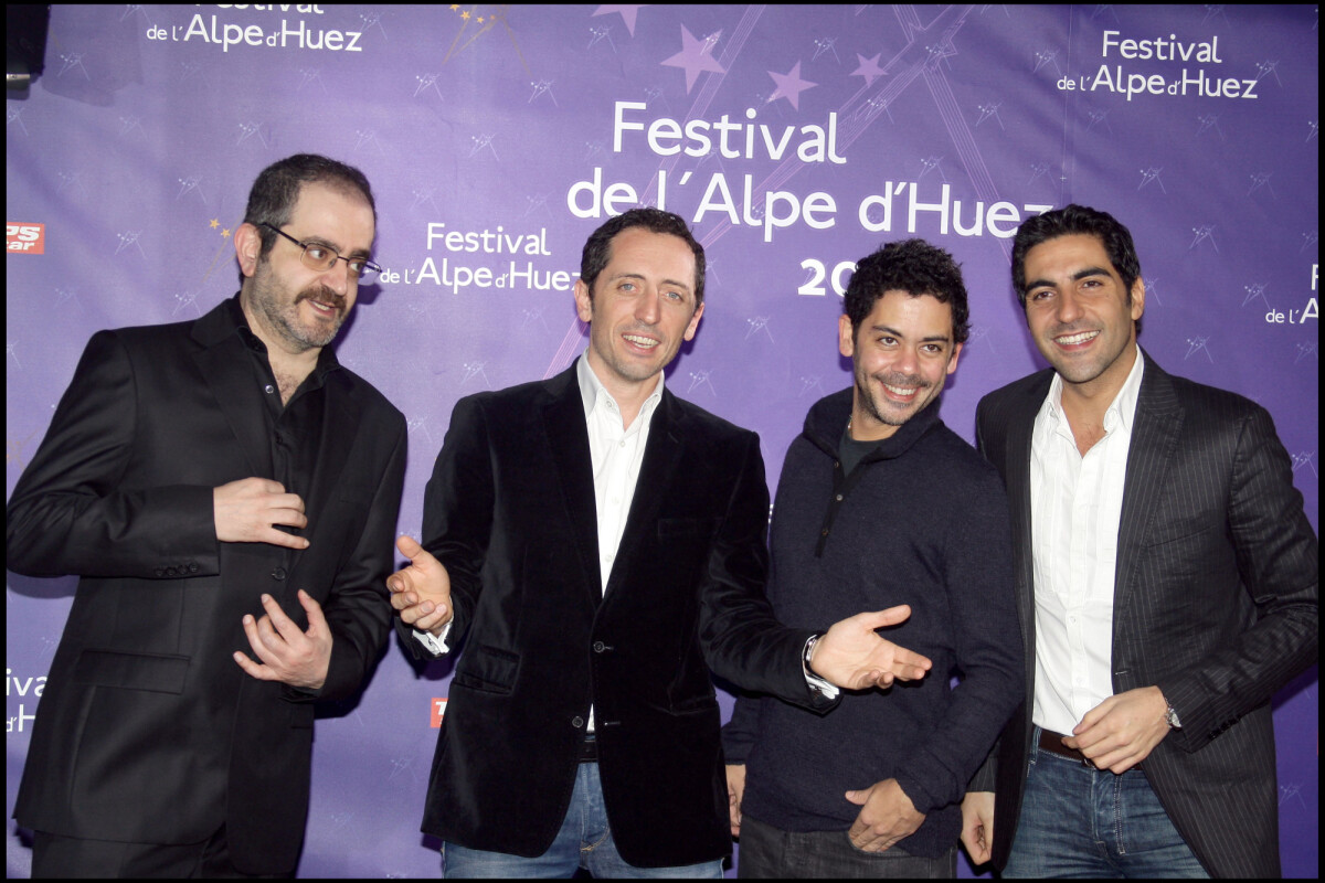 Photo : Daniel Cohen, Gad Elmaleh, Manu Payet et Ary Abittan au ...