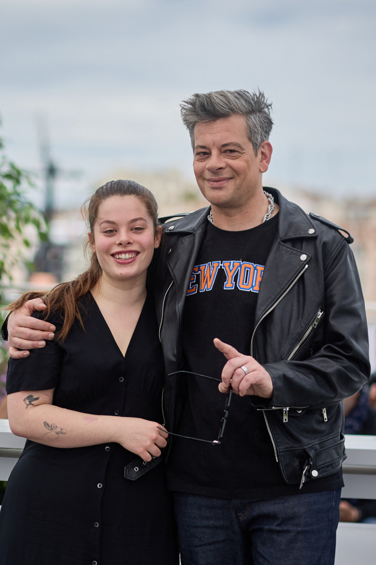 Photo : Benjamin Biolay et sa fille Anna Biolay au photocall de ...