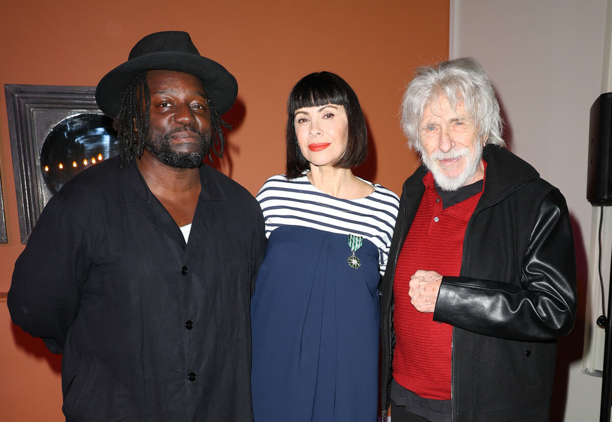Photo : Exclusif - Mathilda May avec son mari Sly Johnson et Pierre ...