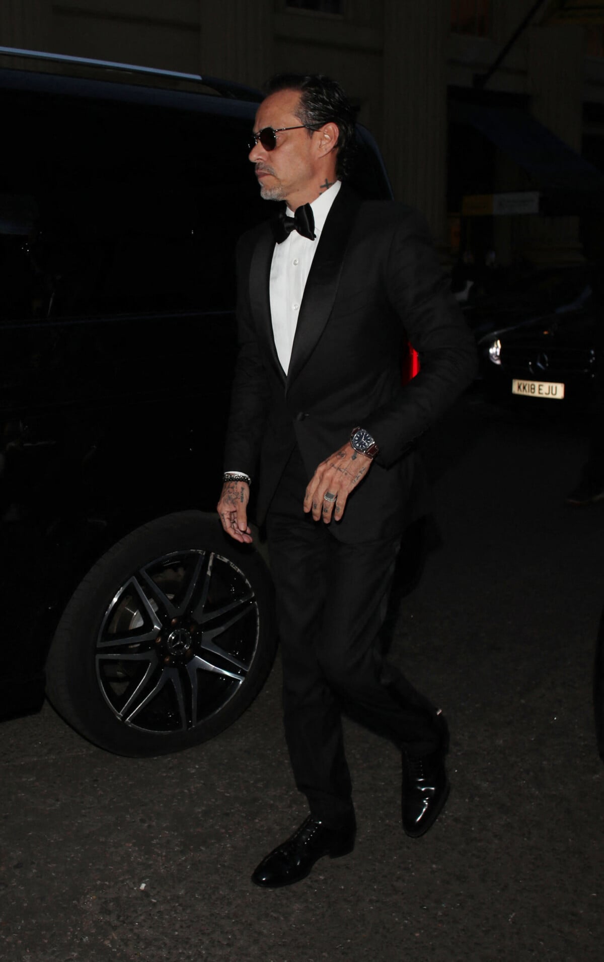 Photo : Marc Anthony arrive au club Oswald's à Londres pour célébrer le ...