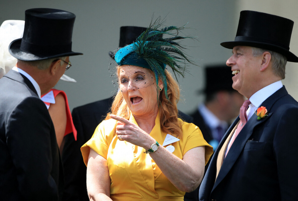 Photo : Sarah, duchesse d'York et du duc d'York arrivant lors de la ...