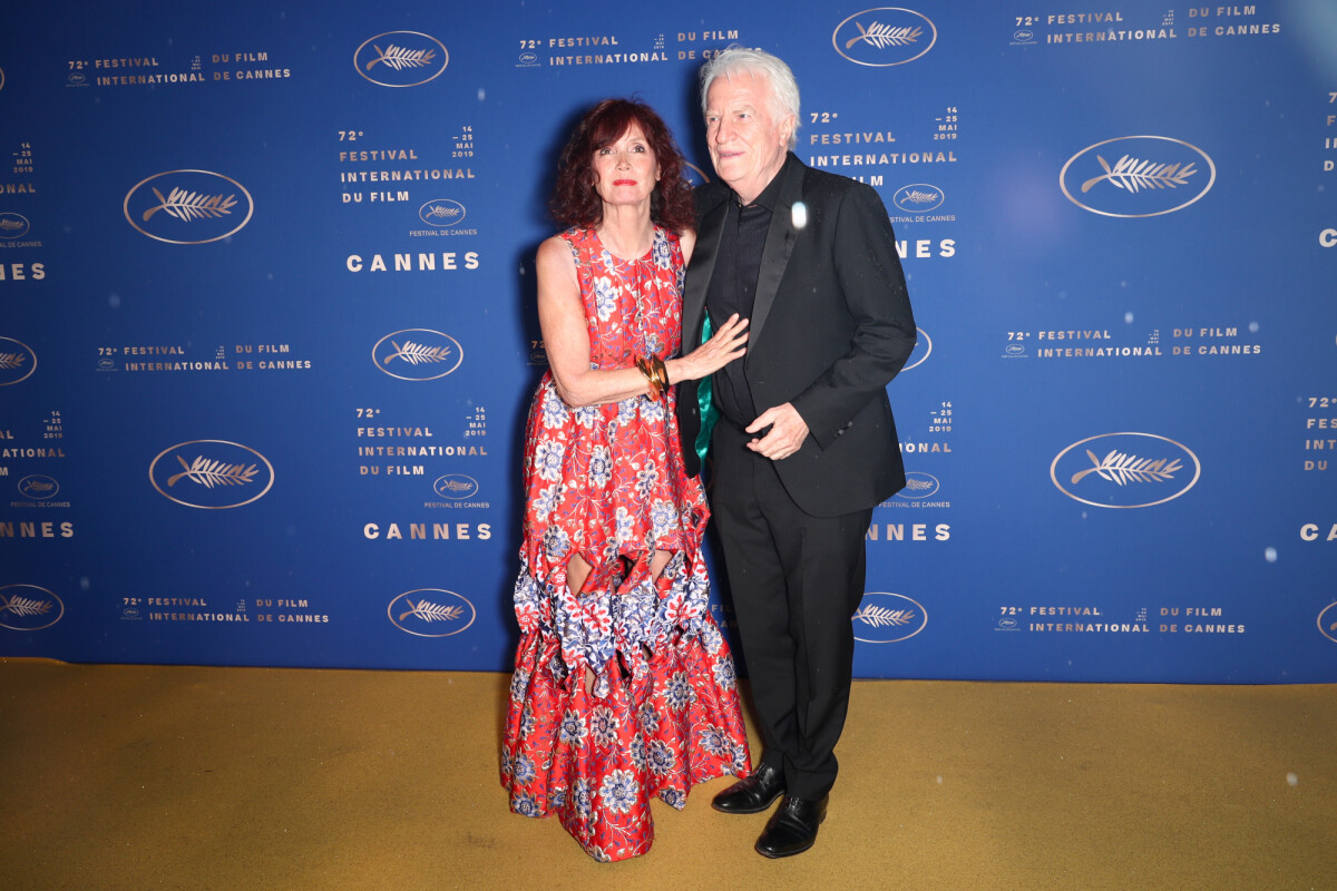 Photo : Sabine Azéma et André Dussollier - Photocall du dîner d'ouverture du 72ème Festival ...