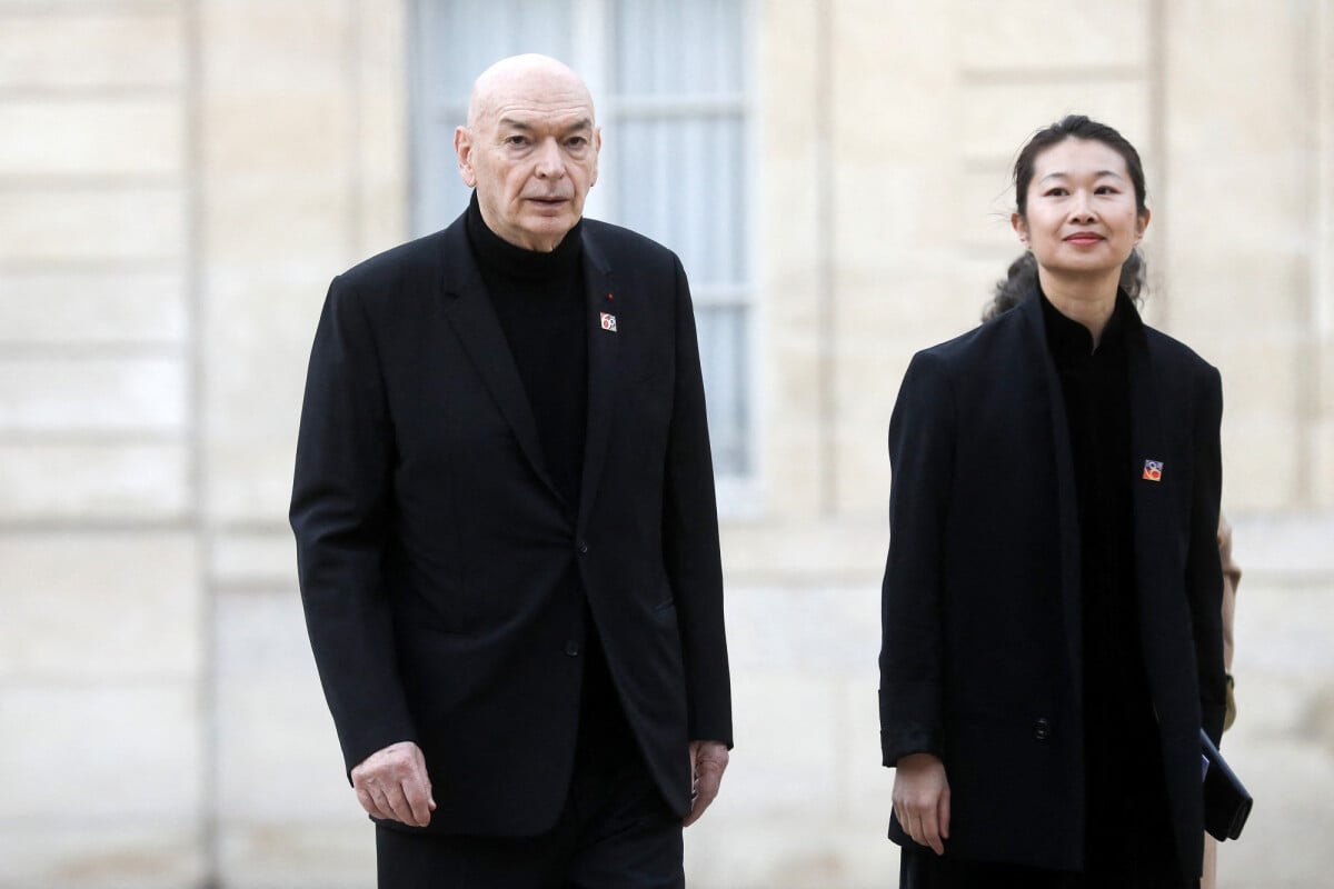 Photo : L'architecte Jean Nouvel et sa femme, Lida Guan- Arrivée des ...