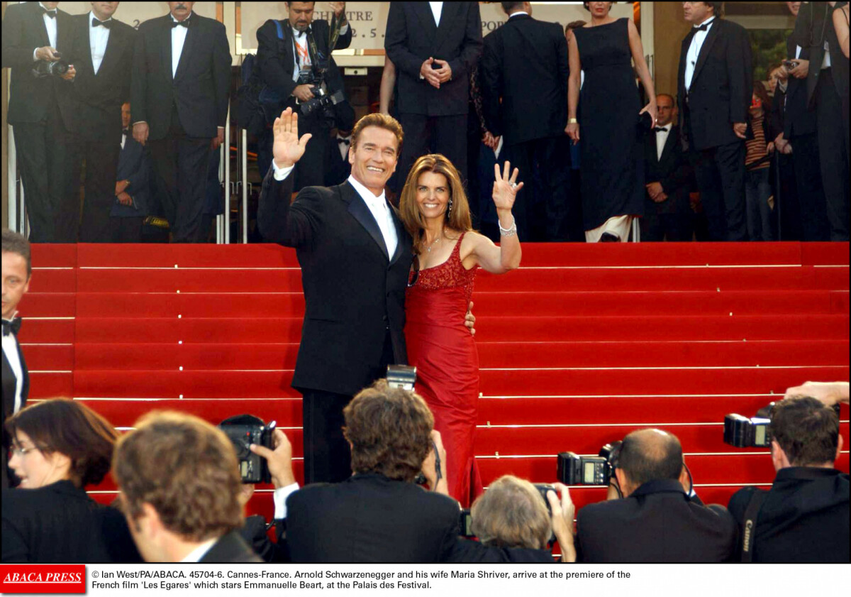 Photo : © Ian West/PA/ABACA. Cannes-France. Arnold Schwarzenegger et sa ...