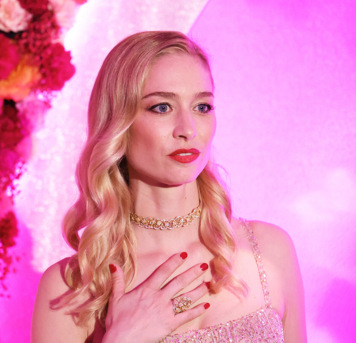 Photo : Beatrice Borromeo Casiraghi - Bal de la Rose "Disco" 2024 au ...