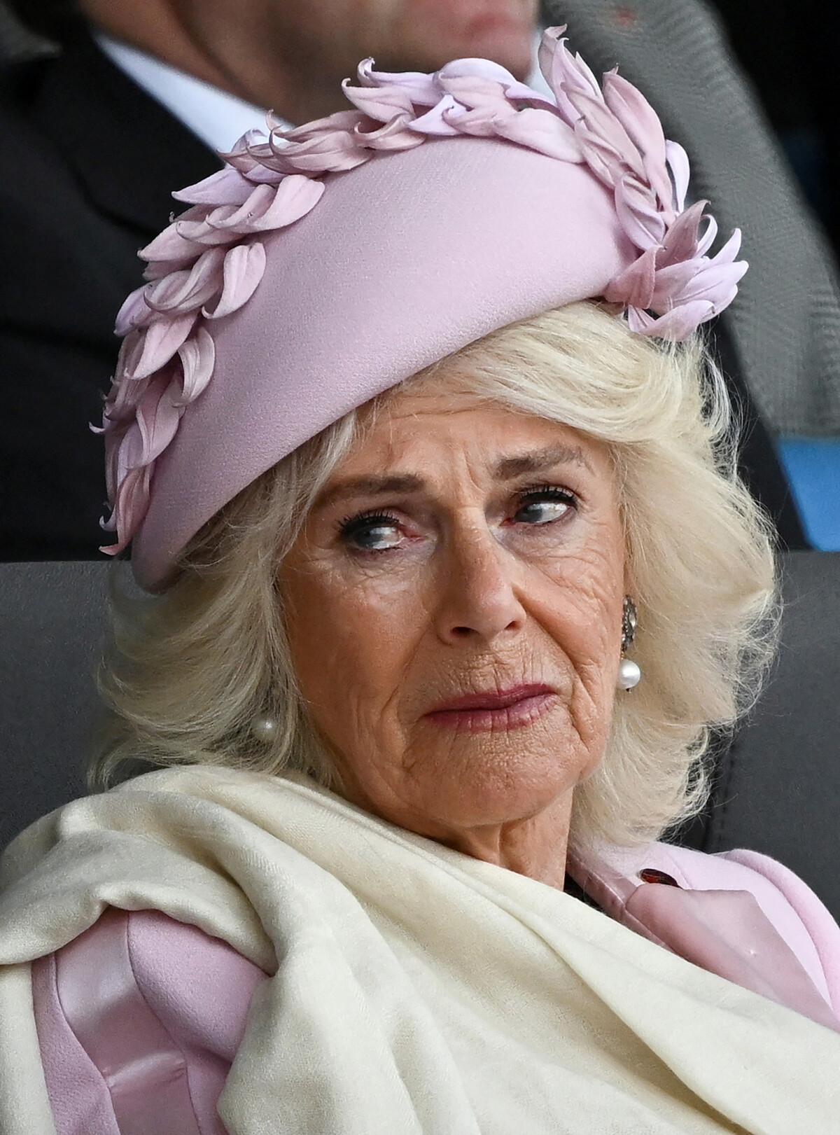 Photo : Elle a même versé quelques larmes. La reine consort Camilla ...