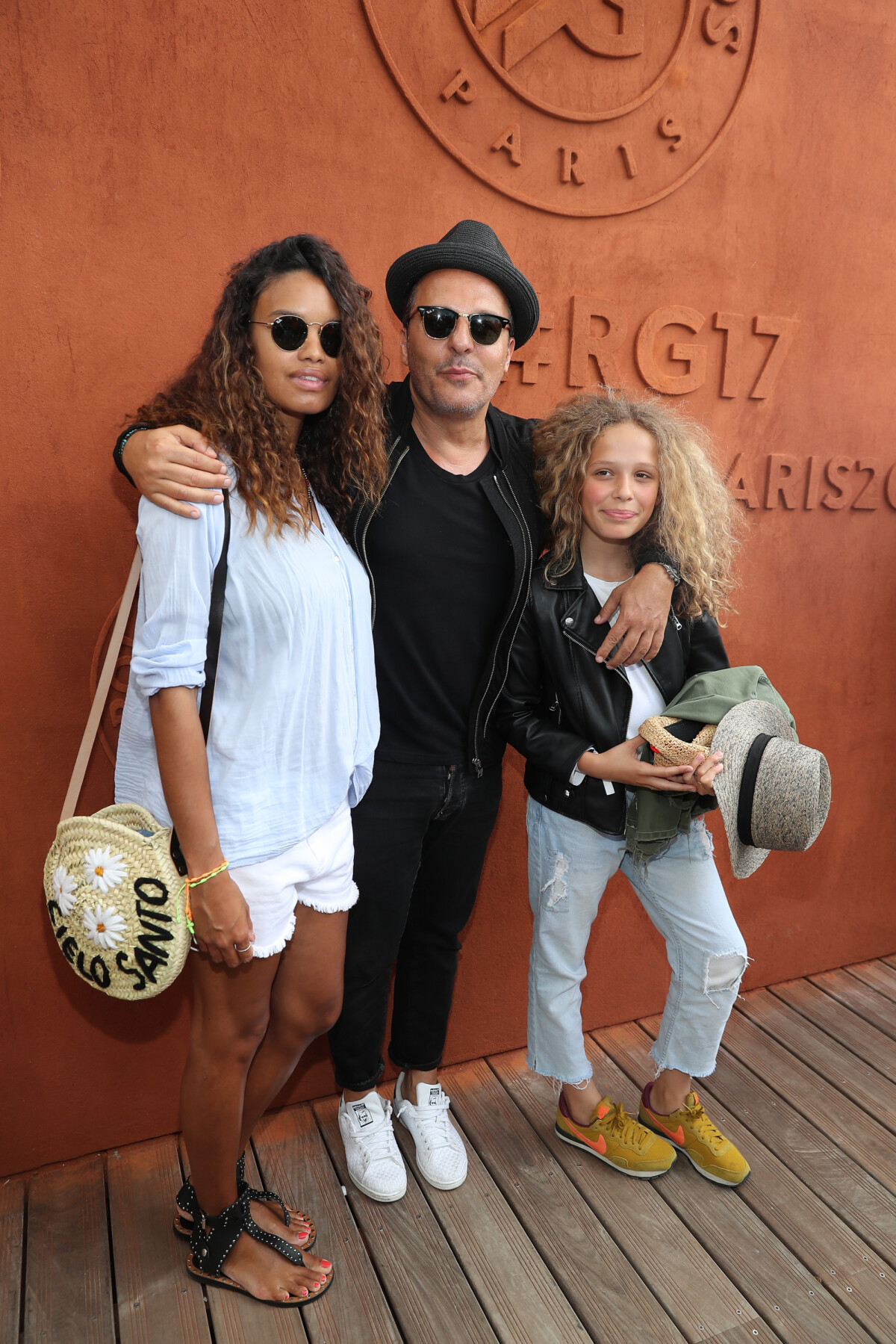 Photo : Jean Roch avec sa fille Toscana et Anaïs Monory (enceinte) au ...