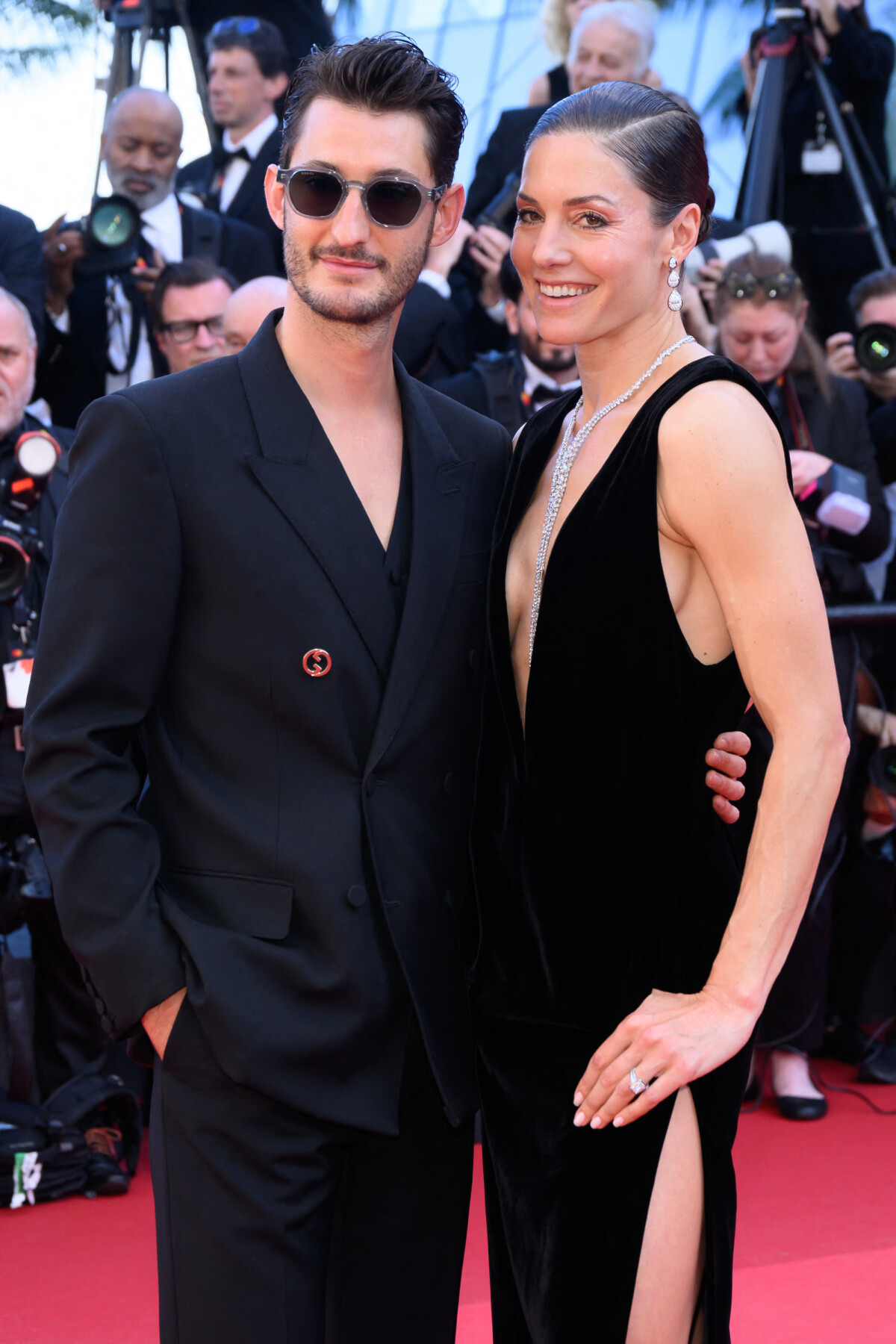Photo : Natacha Andrews, compagne de Pierre Niney, voulait 5 enfants. Pierre Niney et Natasha ...