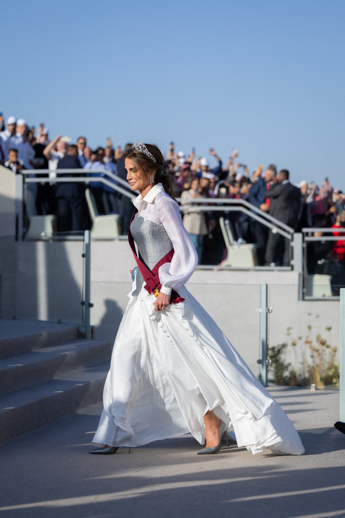 Photo : La reine Rania, le 9 juin 2024. Balkis Press/ABACAPRESS.COM ...