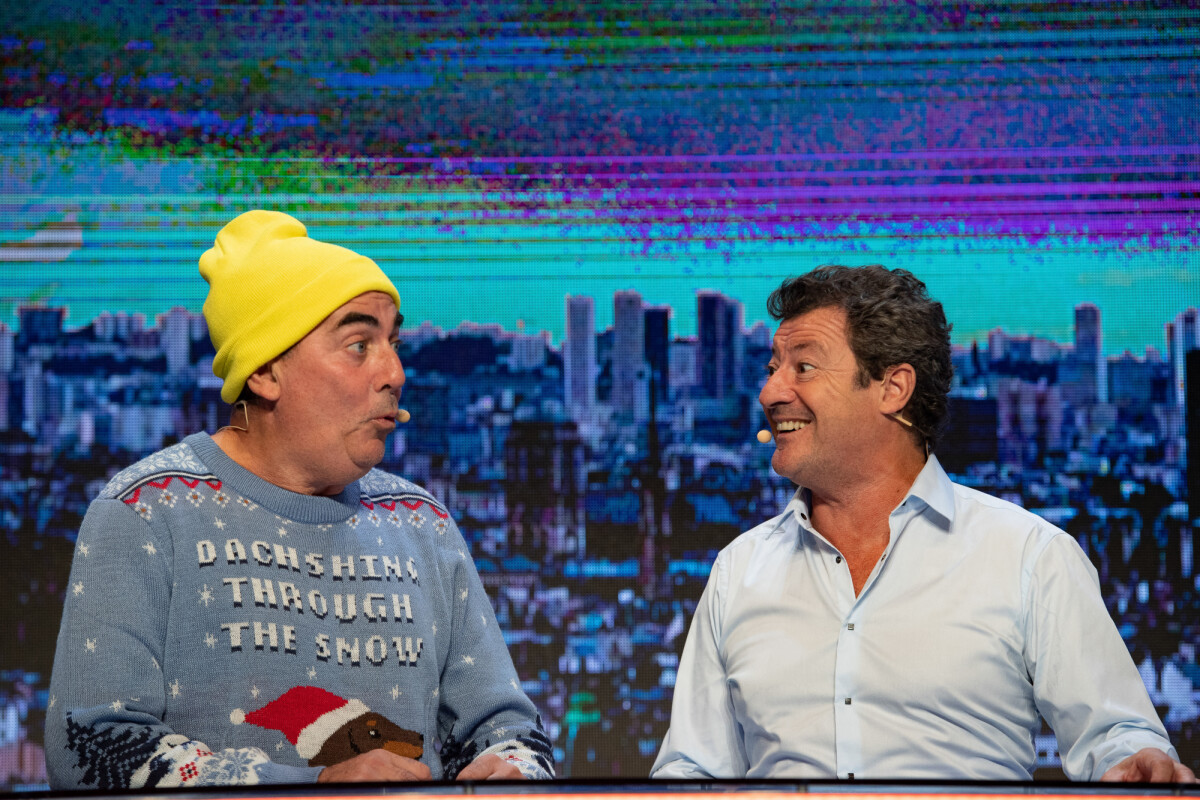 Photo : Les chevaliers du Fiel (Éric Carrière et Francis Ginibre) au ...