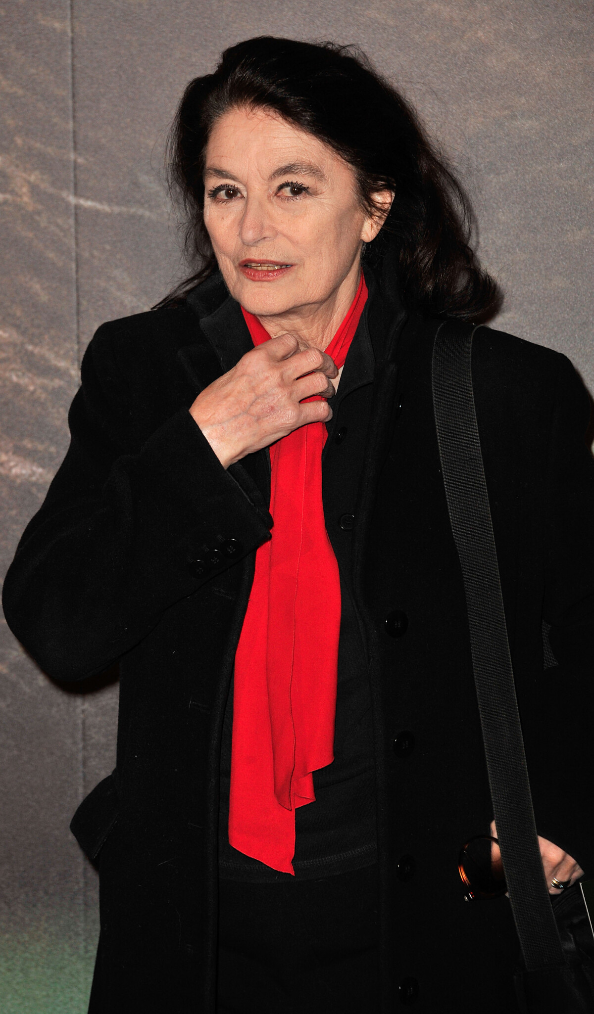Photo : Anouk Aimée - Première de 'Chimpanzes' au Grand Rex à Paris le ...