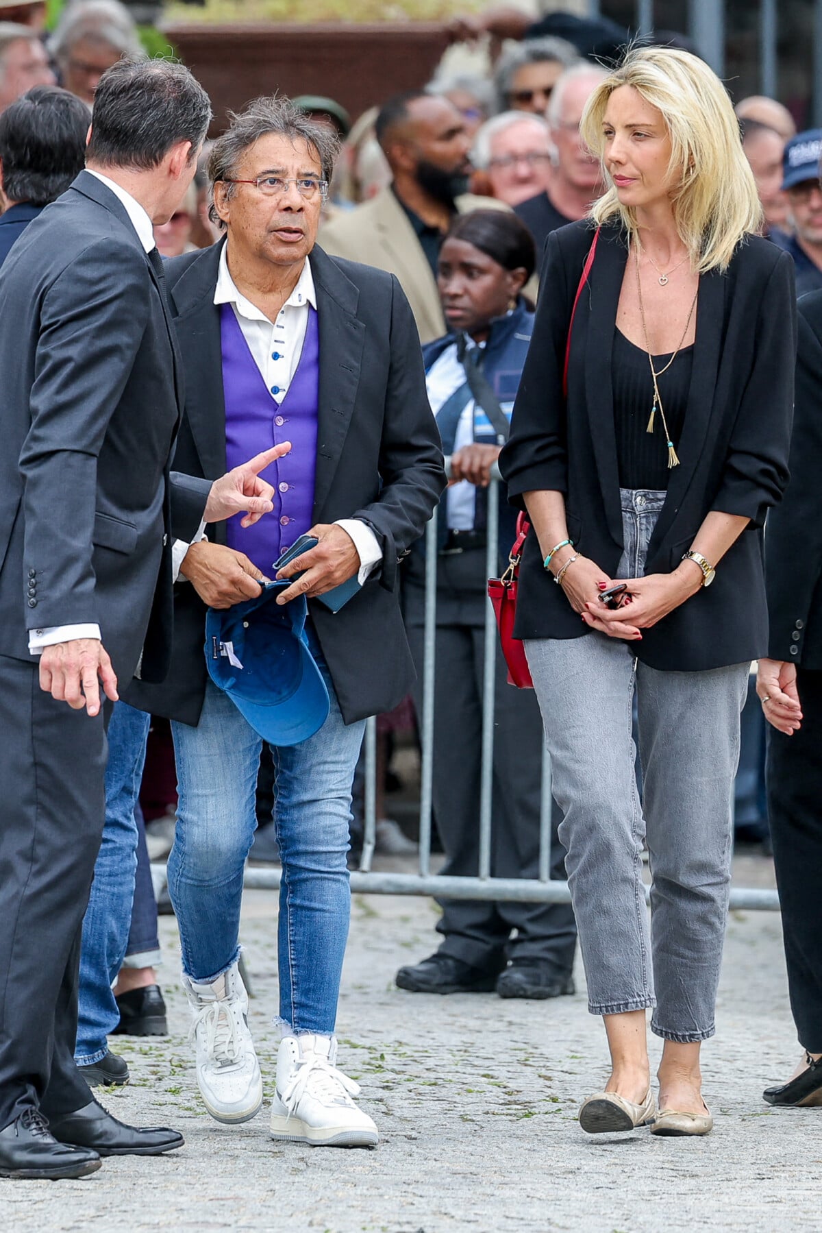 Photo : Laurent Voulzy et Isaure Le Faou - Arrivées aux obsèques de l ...
