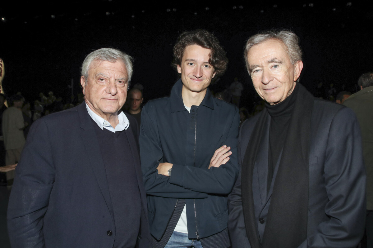 Photo : Sydney Toledano, Jean Arnault et Bernard Arnault - Front-Row du ...