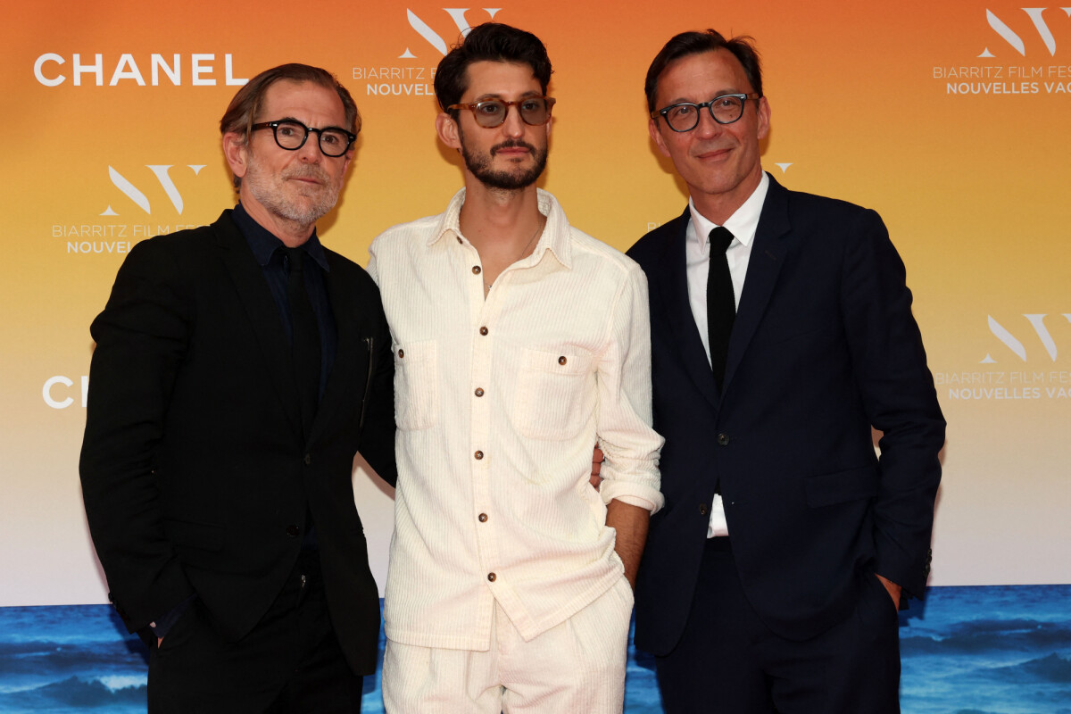Photo : Matthieu Delaporte, Pierre Niney et Alexandre de la Patellière ...