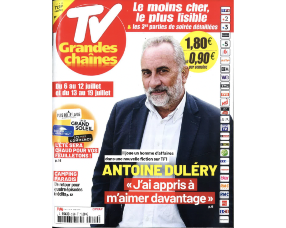 Photo : Laurent Ournac a accordé une interview à "TV Grandes Chaînes", en kiosques dès ce lundi ...